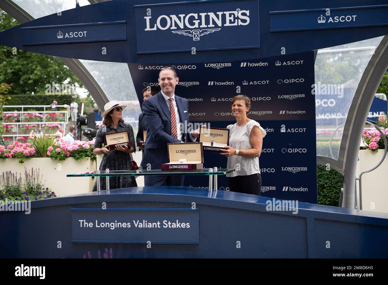 Ascot, Berkshire, UK. 23rd July, 2022. The winners presentation for the ...