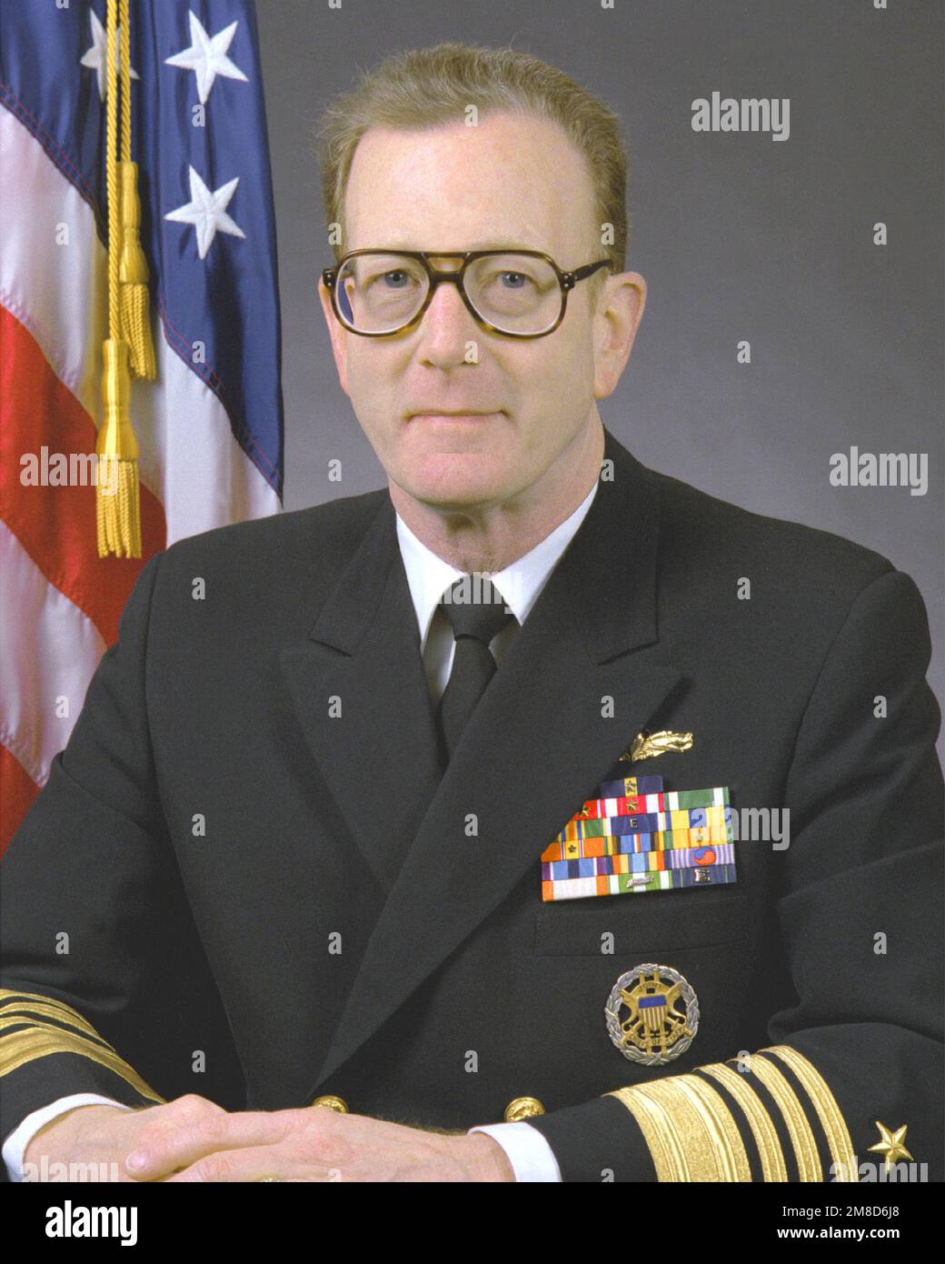 ADM James R. Hogg, USN (uncovered). Country: Unknown Stock Photo - Alamy