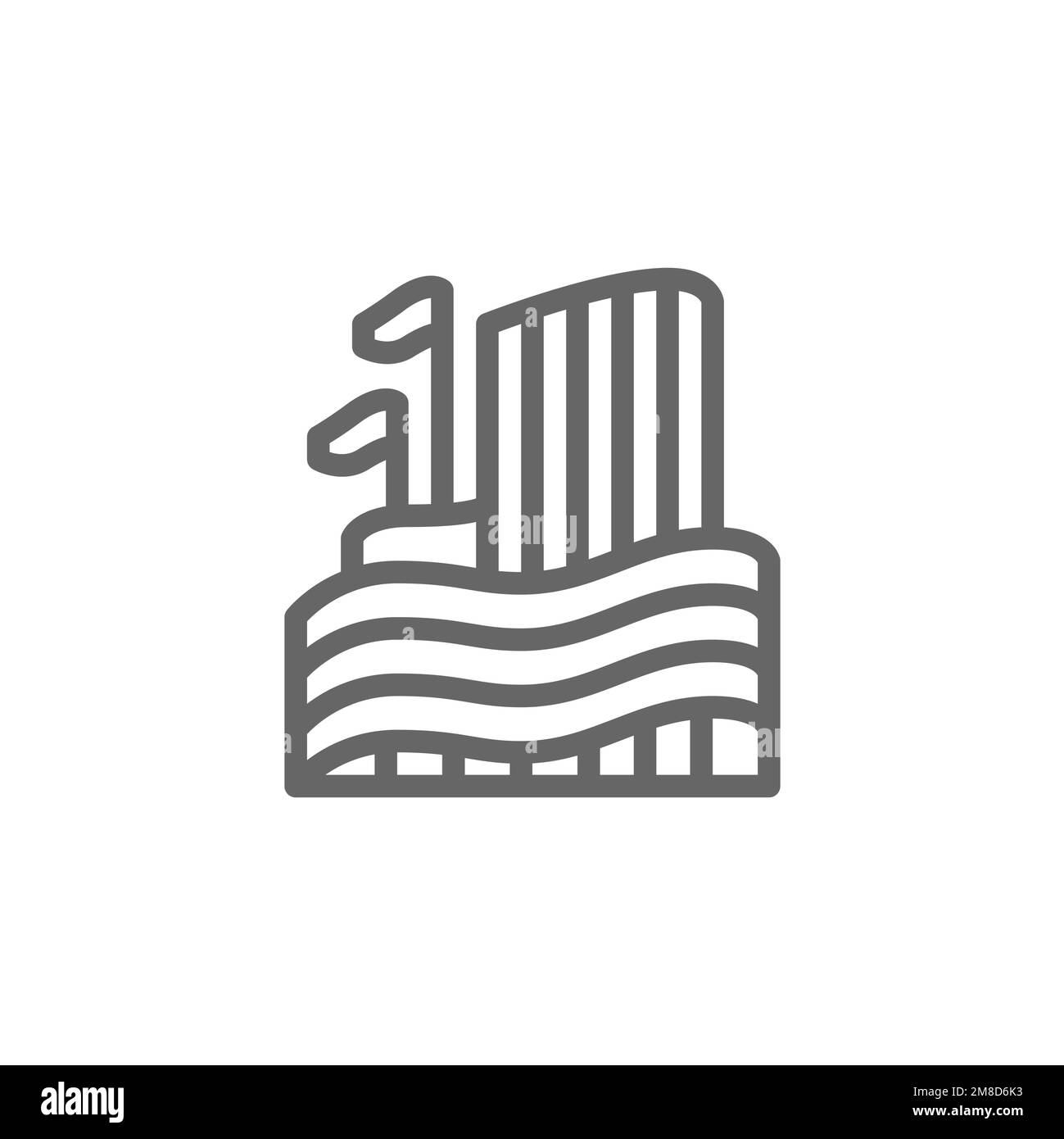 Icons of commercial office buildings, common graphic resources, vector ...