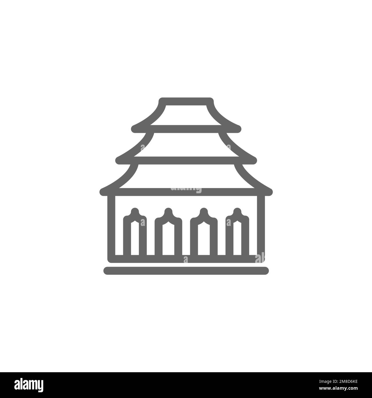 Palace icons, common graphic resources, vector illustrations Stock Vector Image & Art - Alamy
