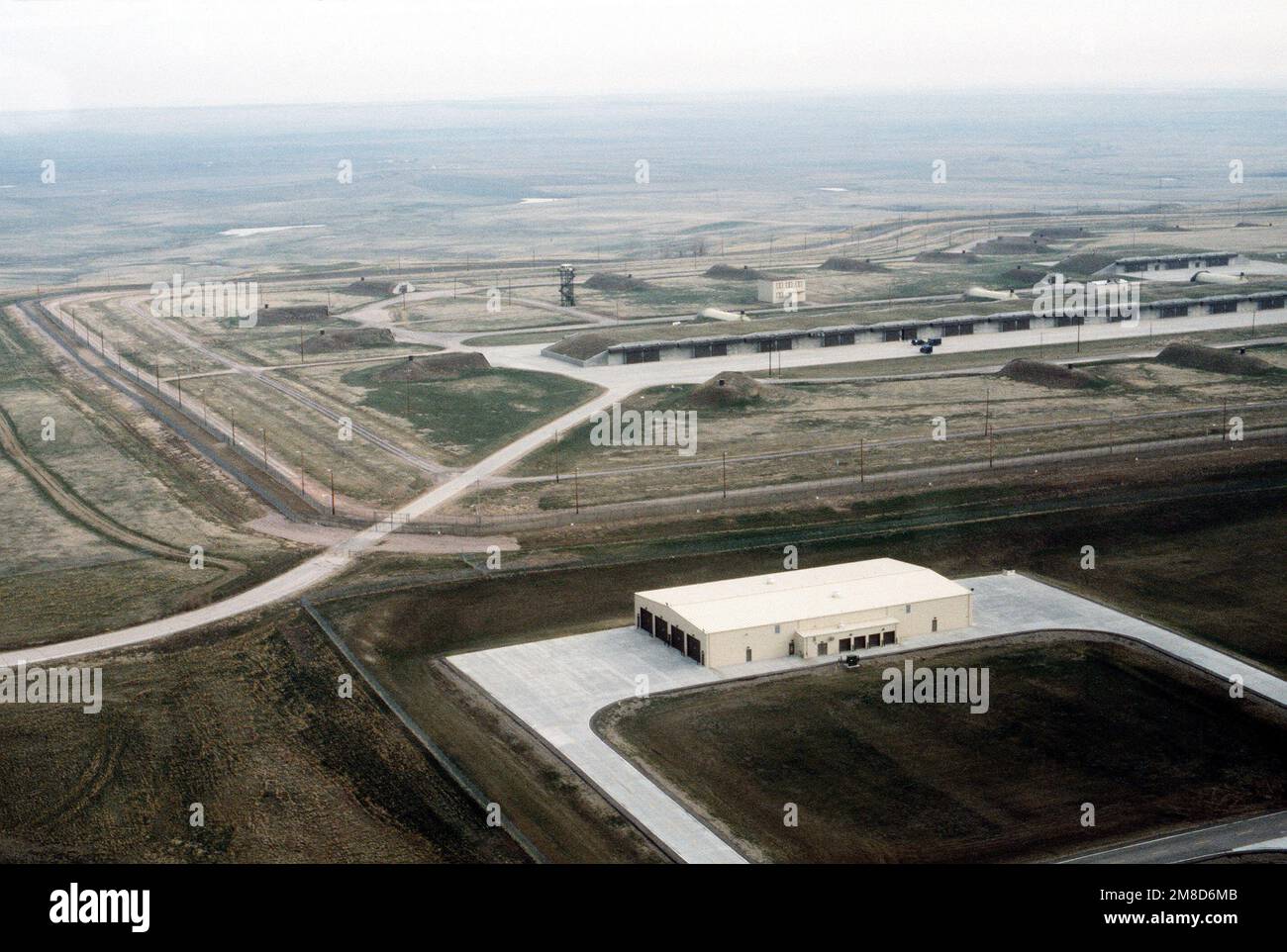 An aerial view of weapons storage area No. 1. Base: Ellsworth Air Force ...