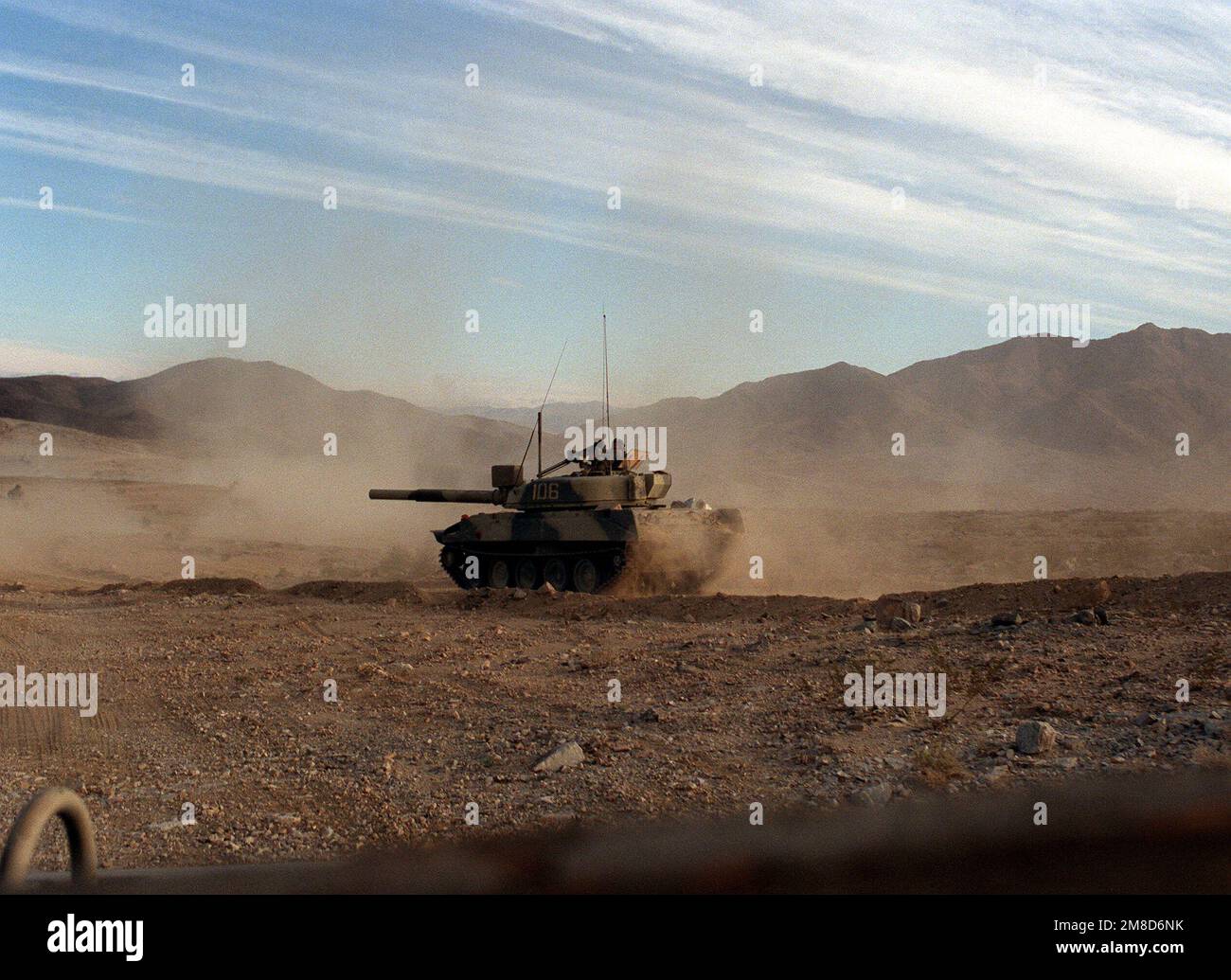 An Opposing Forces (OpFor) M-551 Sheridan light tank visually modified ...