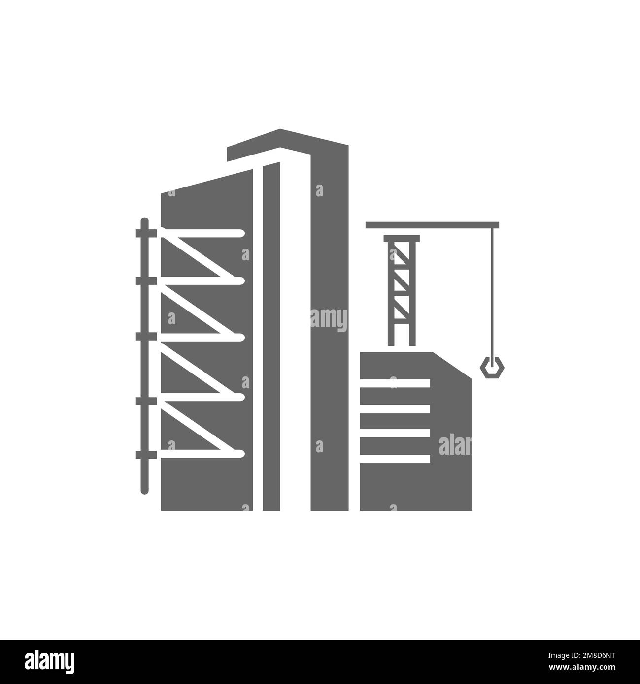 Building construction icons, common graphic resources, vector ...