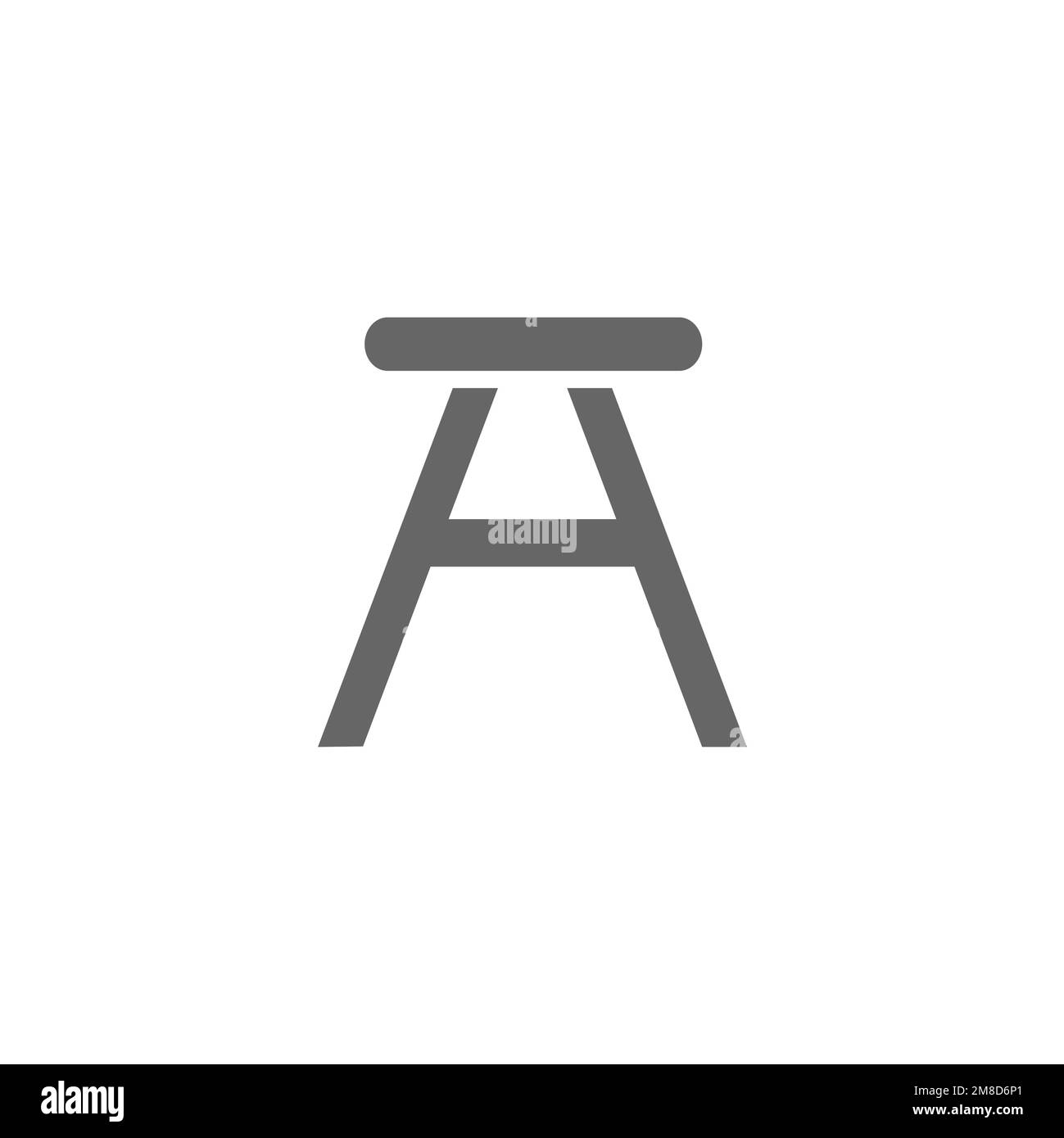 Stool icon, common graphic resources, vector illustration Stock Vector ...