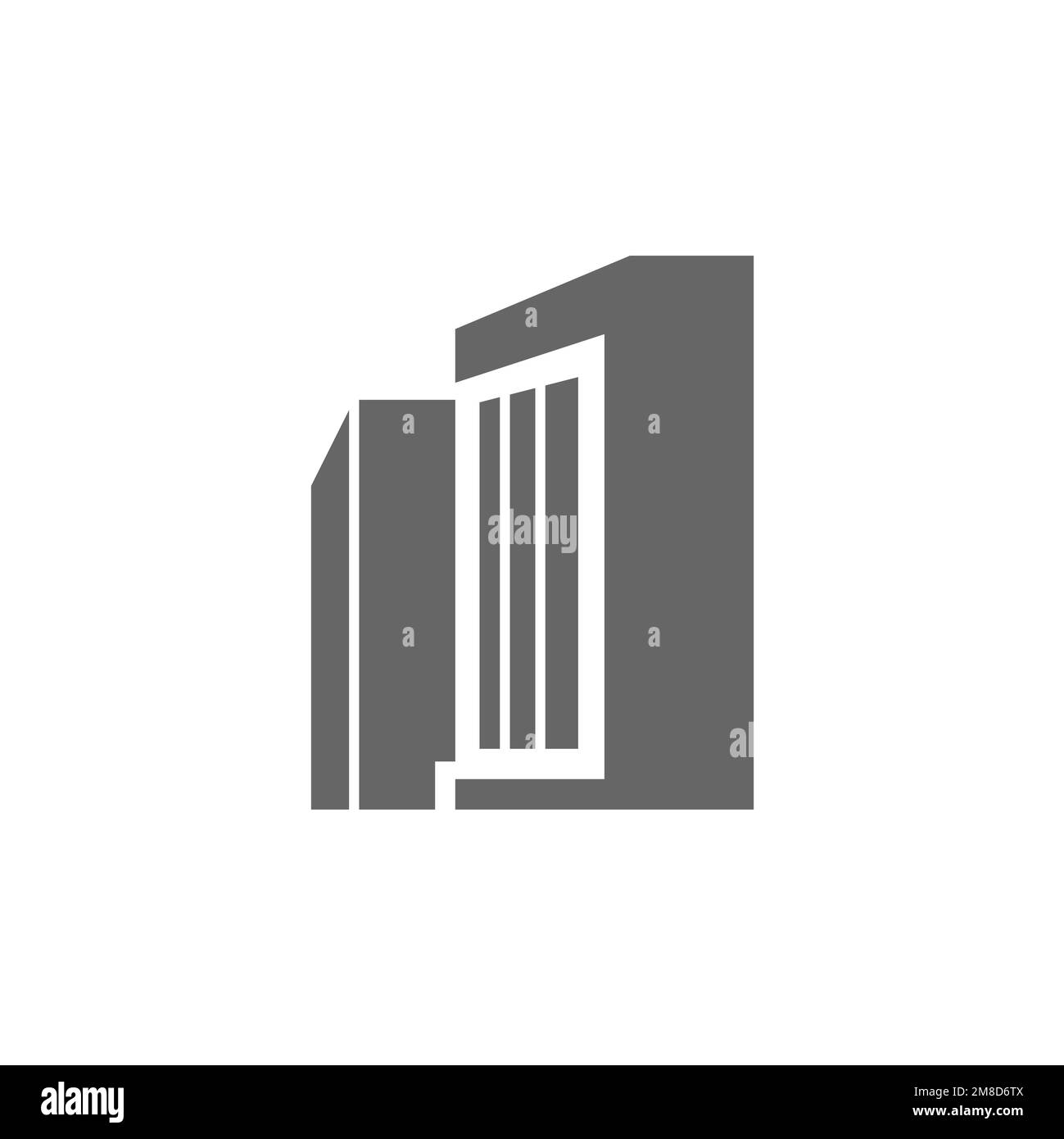 Tall building icons, common graphic resources, vector illustrations ...