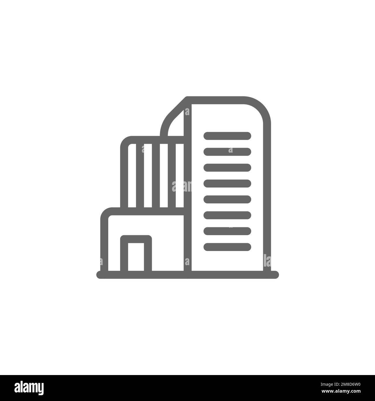 Office building icons, common graphic resources, vector illustrations ...