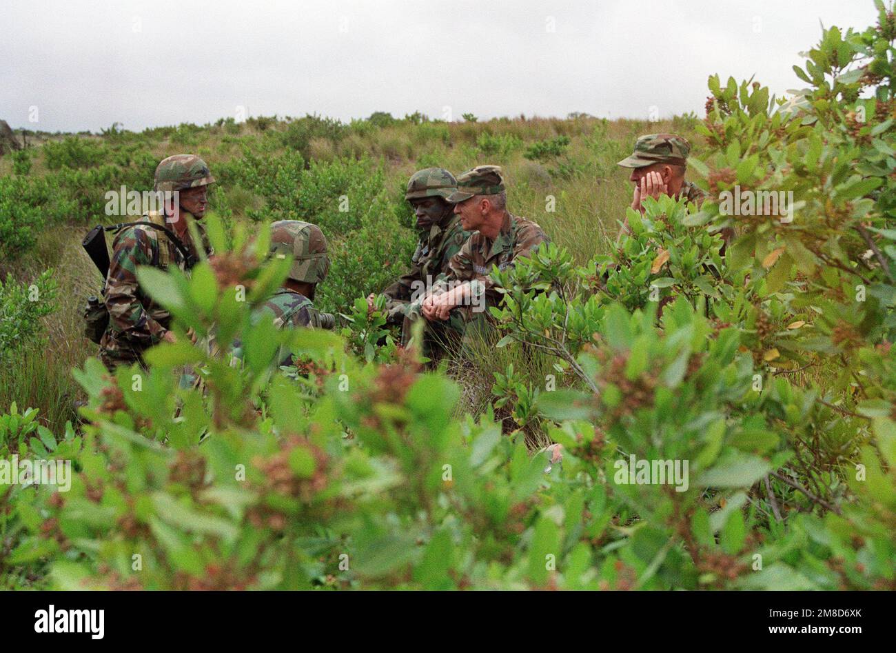 SGM of the Army Julias Gates, center, visits soldiers of the 25th ...
