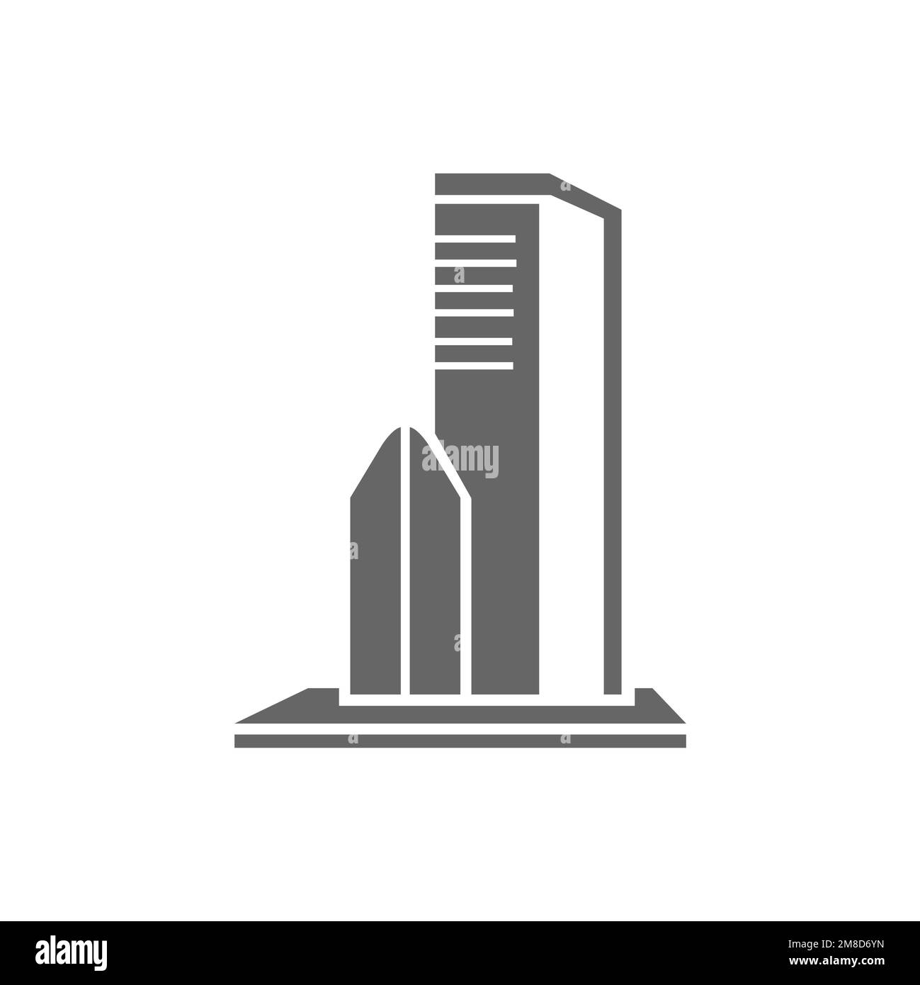 Office building icons, common graphic resources, vector illustrations ...
