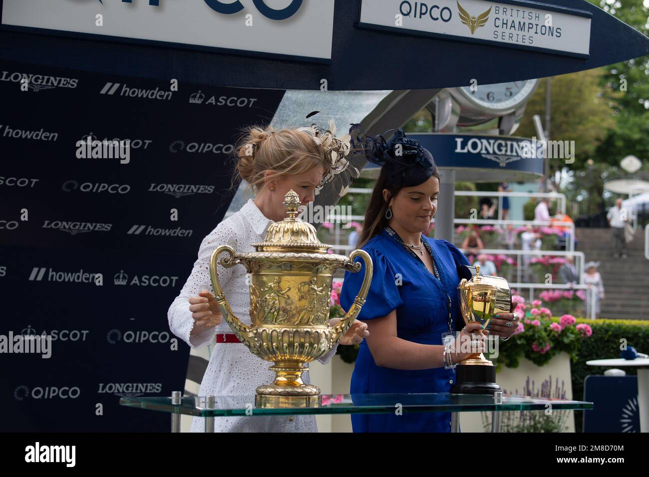 Ascot, Berkshire, UK. 23rd July, 2022. The King George VI trophy ...