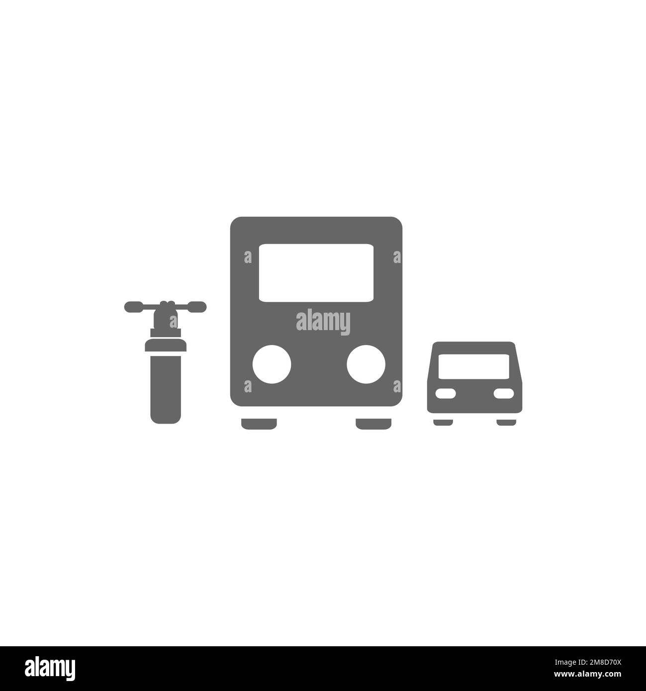 Different types of vehicle icons, common graphic resources, vector ...
