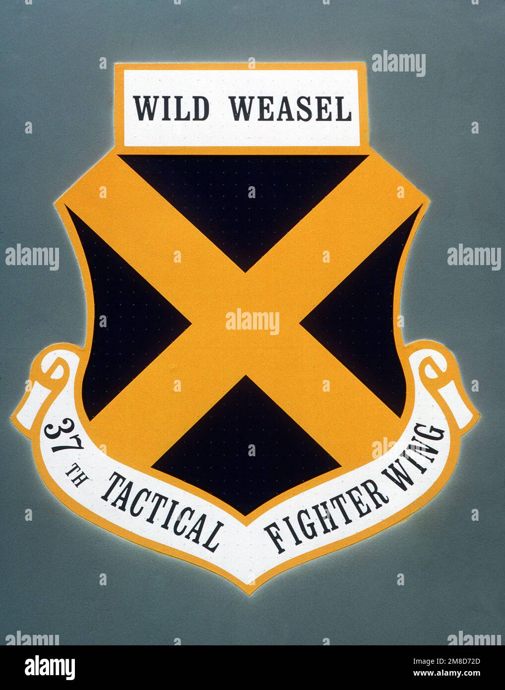 The emblem of the 37th Tactical Fighter Wing. Country: Unknown Stock ...