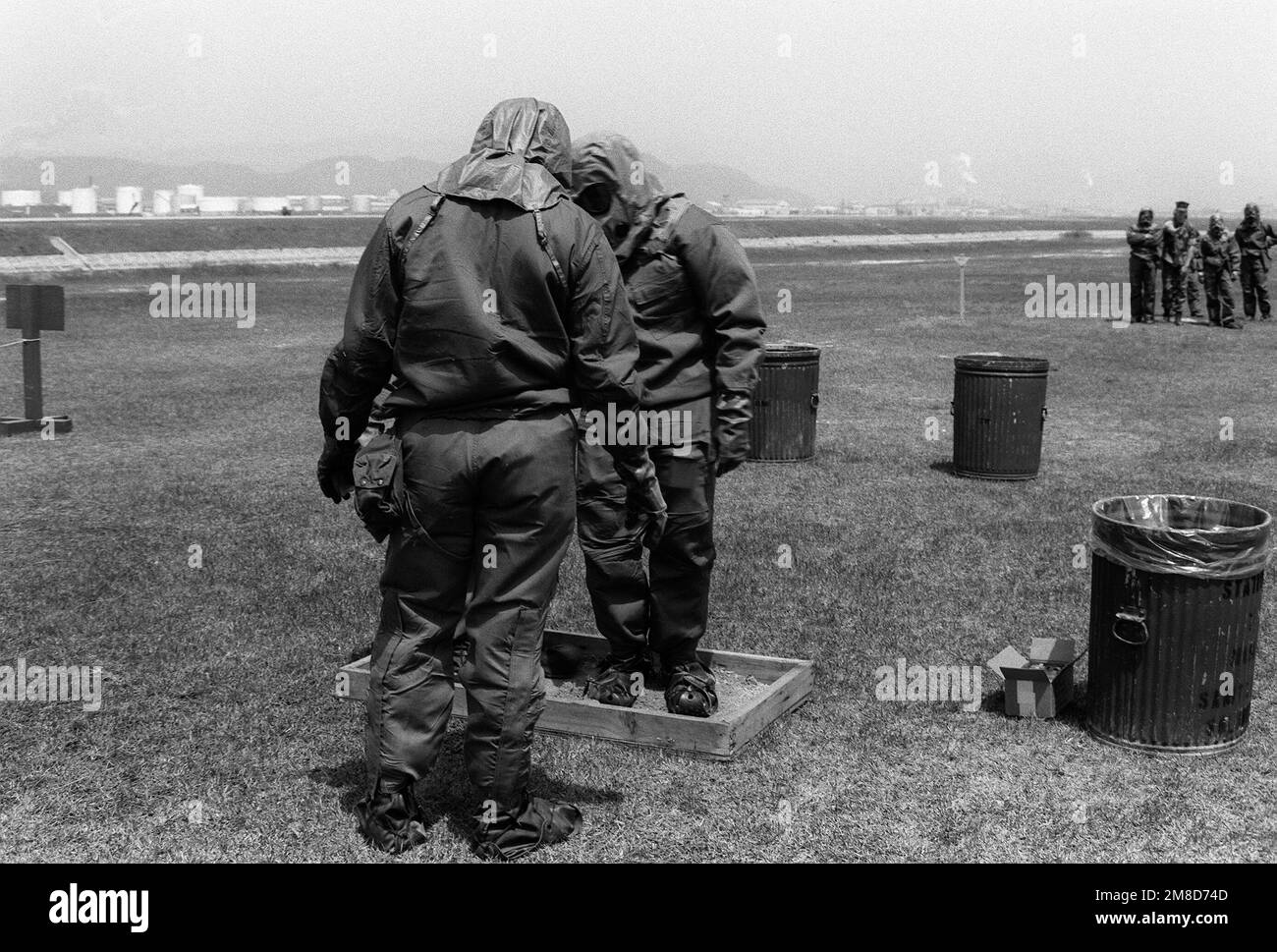 Nuclear decontamination kit Black and White Stock Photos & Images - Alamy