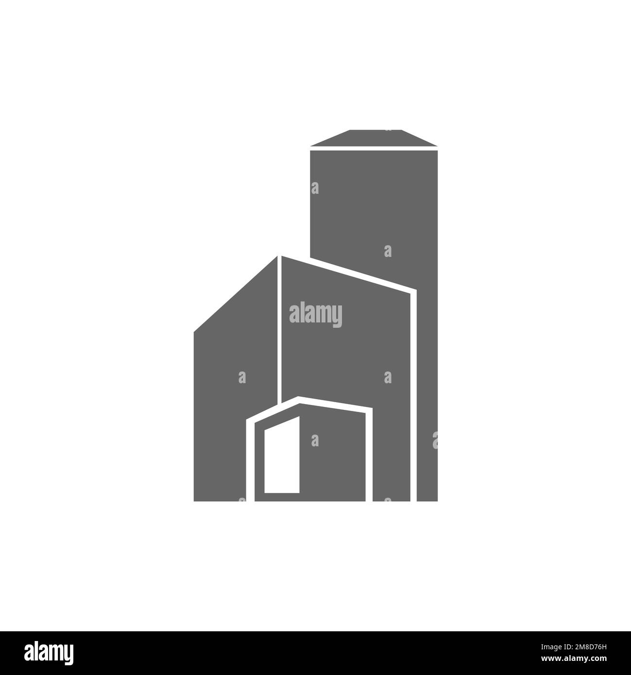 Office building icons, common graphic resources, vector illustrations ...