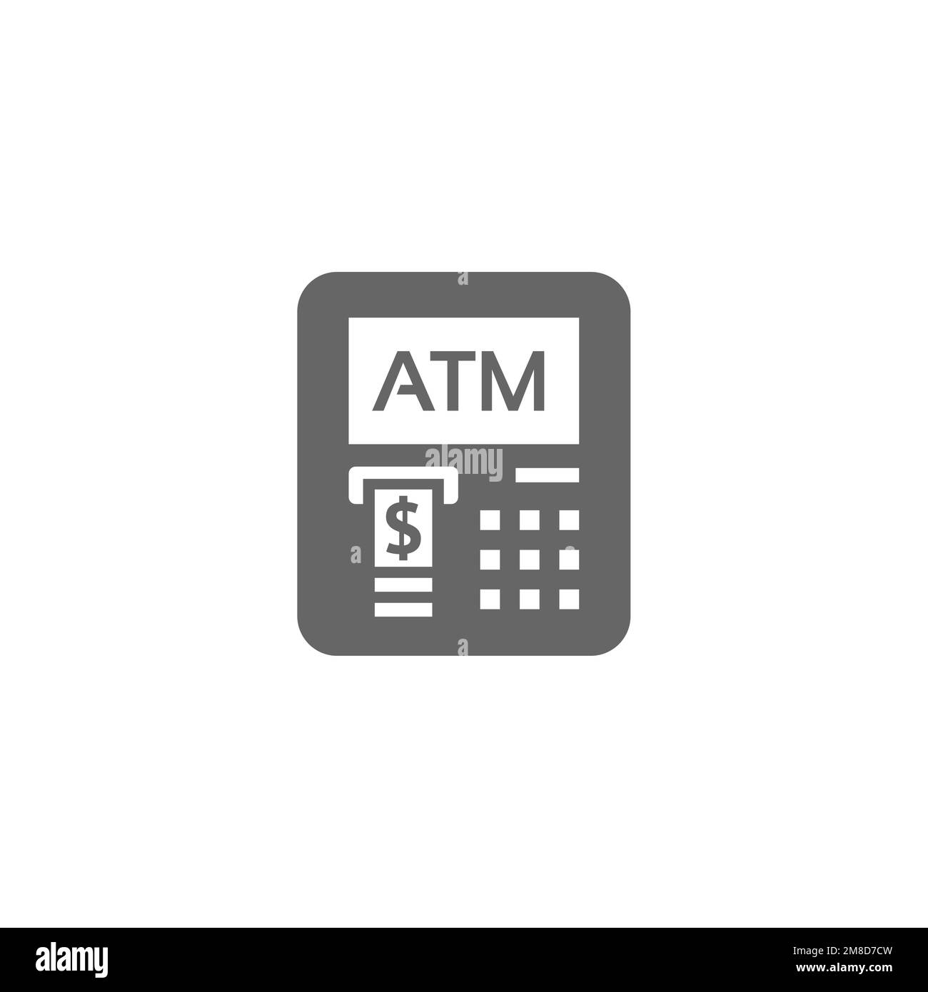 ATM icons, common graphic resources, vector illustrations Stock Vector ...