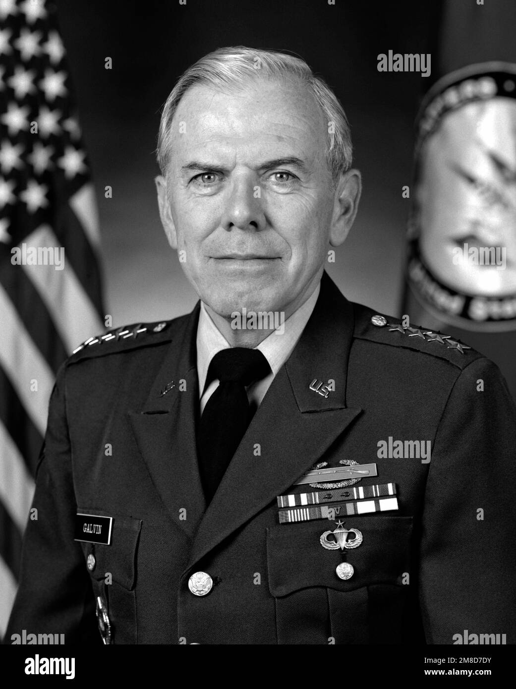 GEN John R. Galvin, USA (uncovered). Country: Unknown Stock Photo - Alamy