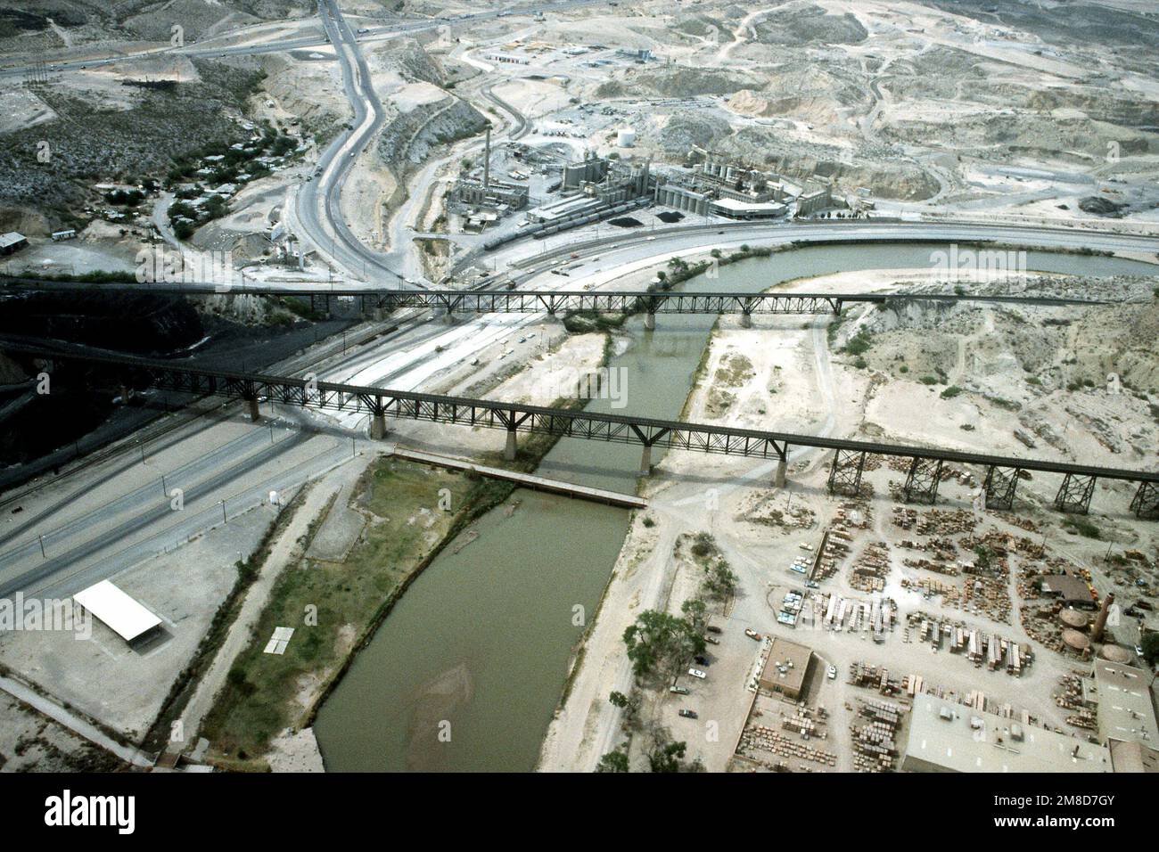 An aerial view of territory monitored by Joint Task Force 6 (JTF-6 ...
