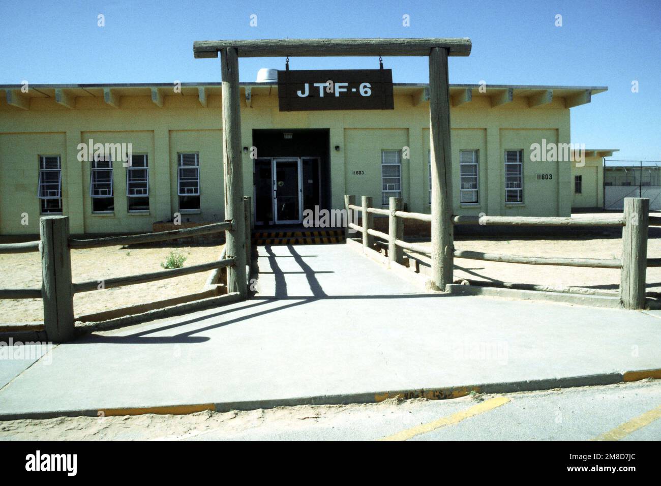 A view of Headquarters, Joint Task Force 6 (JTF-6), located at Fort ...