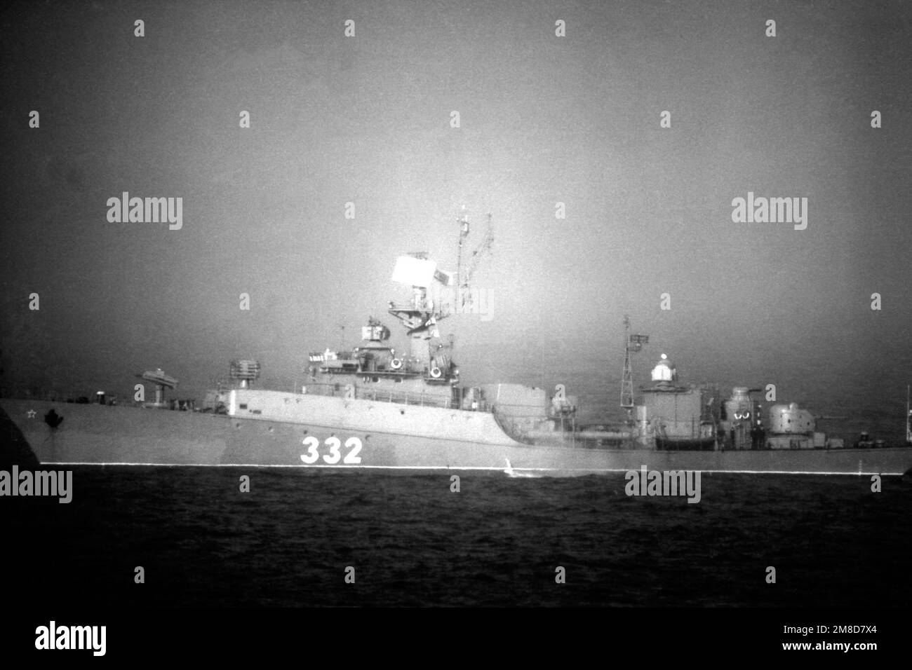 A port beam view of a Soviet Grisha V class light frigate. (Substandard ...
