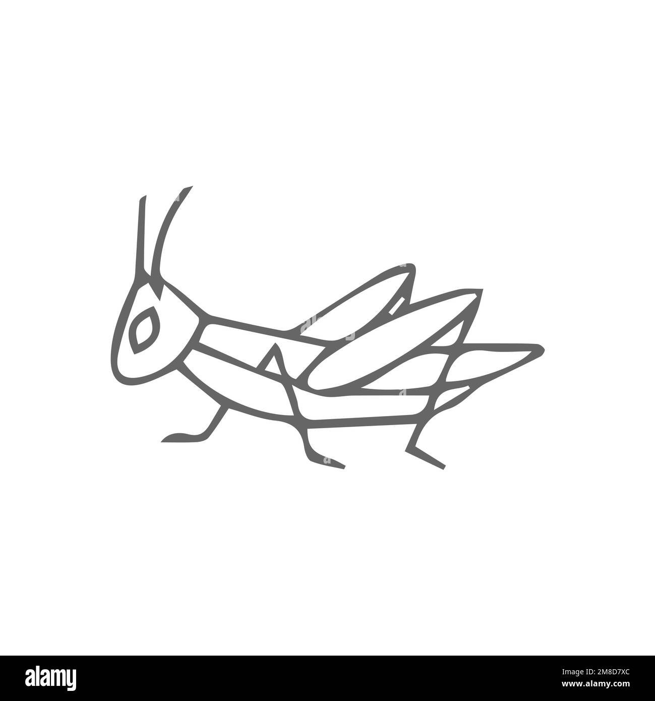 Grasshopper icons, common graphic resources, vector illustrations Stock ...