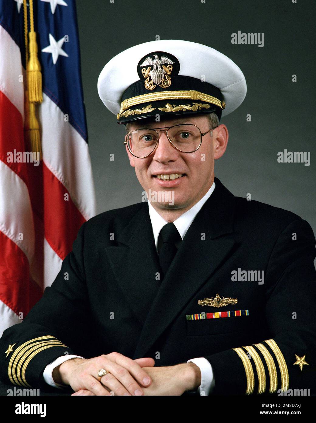 Captain William F. Bassett, USN (covered). Country: Unknown Stock Photo ...