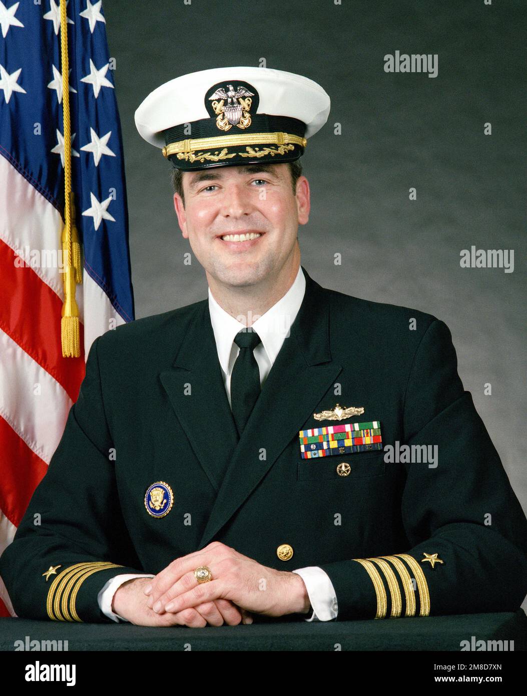 Captain William G. Sutton, USN (covered). Country: Unknown Stock Photo ...
