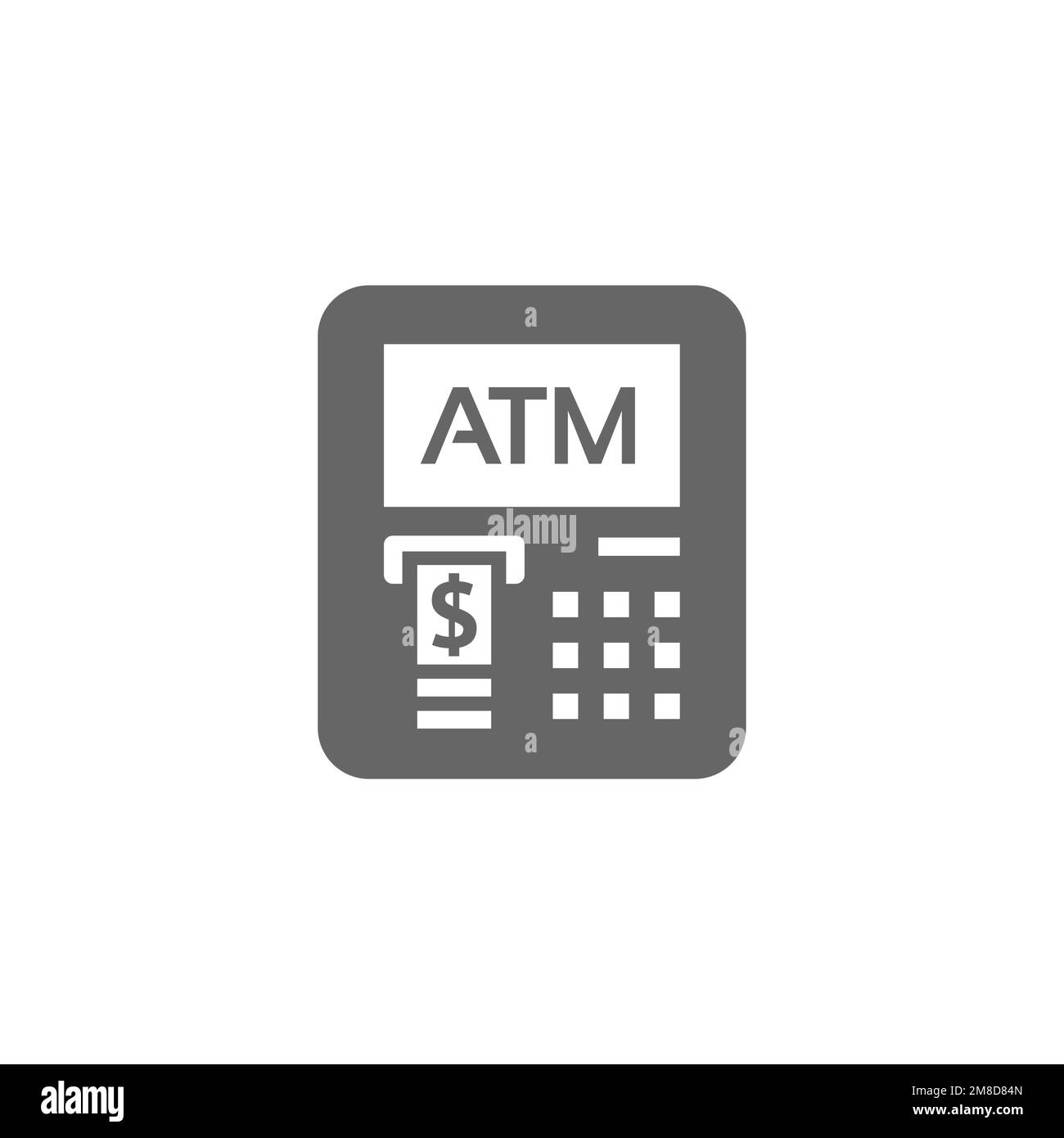 ATM icons, common graphic resources, vector illustrations Stock Vector ...