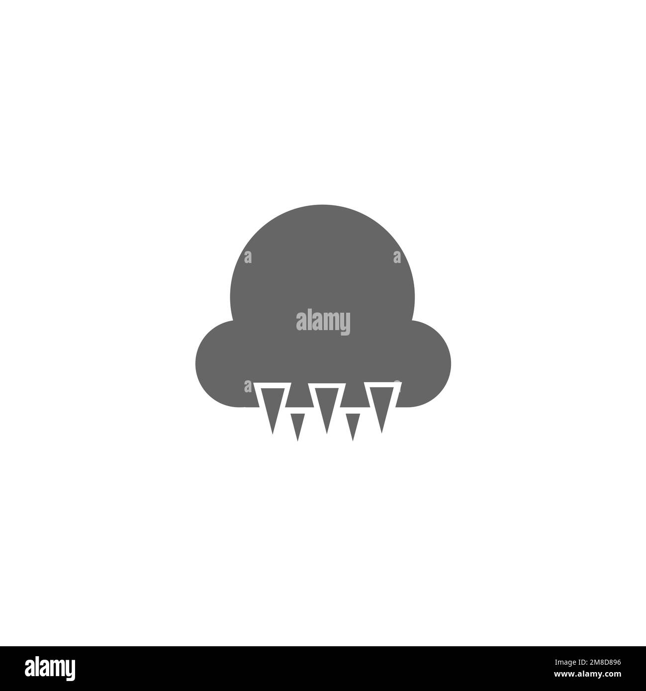 Rainfall icons, common graphic resources, vector illustrations Stock ...