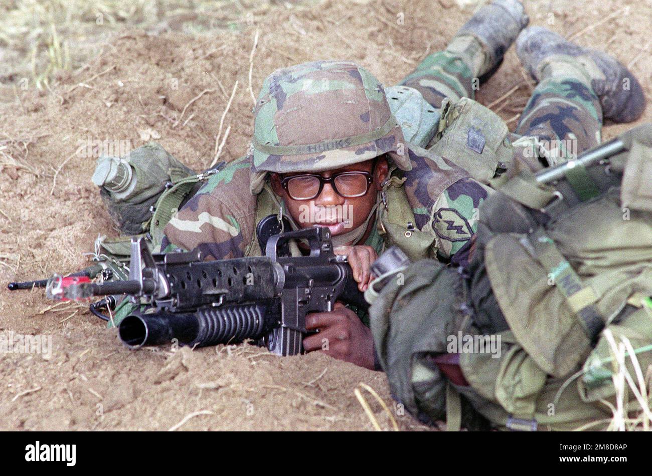 A member of the U.S. Army's 4th Bn., 22nd Inf., 25th Inf. Div. (Light ...