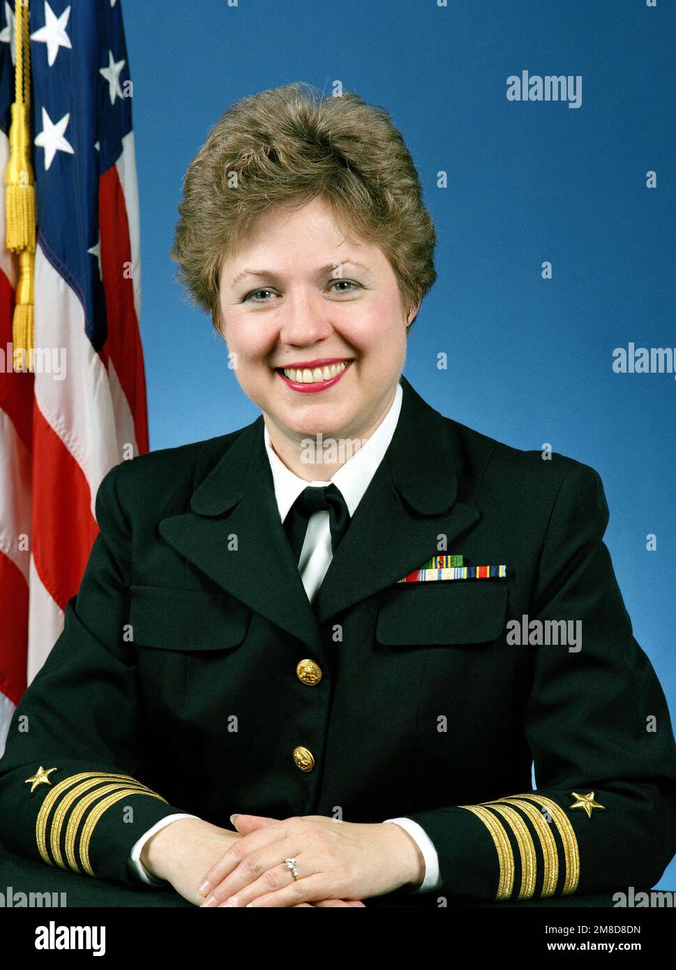 Captain Sharon F. Reinke, USN (uncovered). Country: Unknown Stock Photo ...