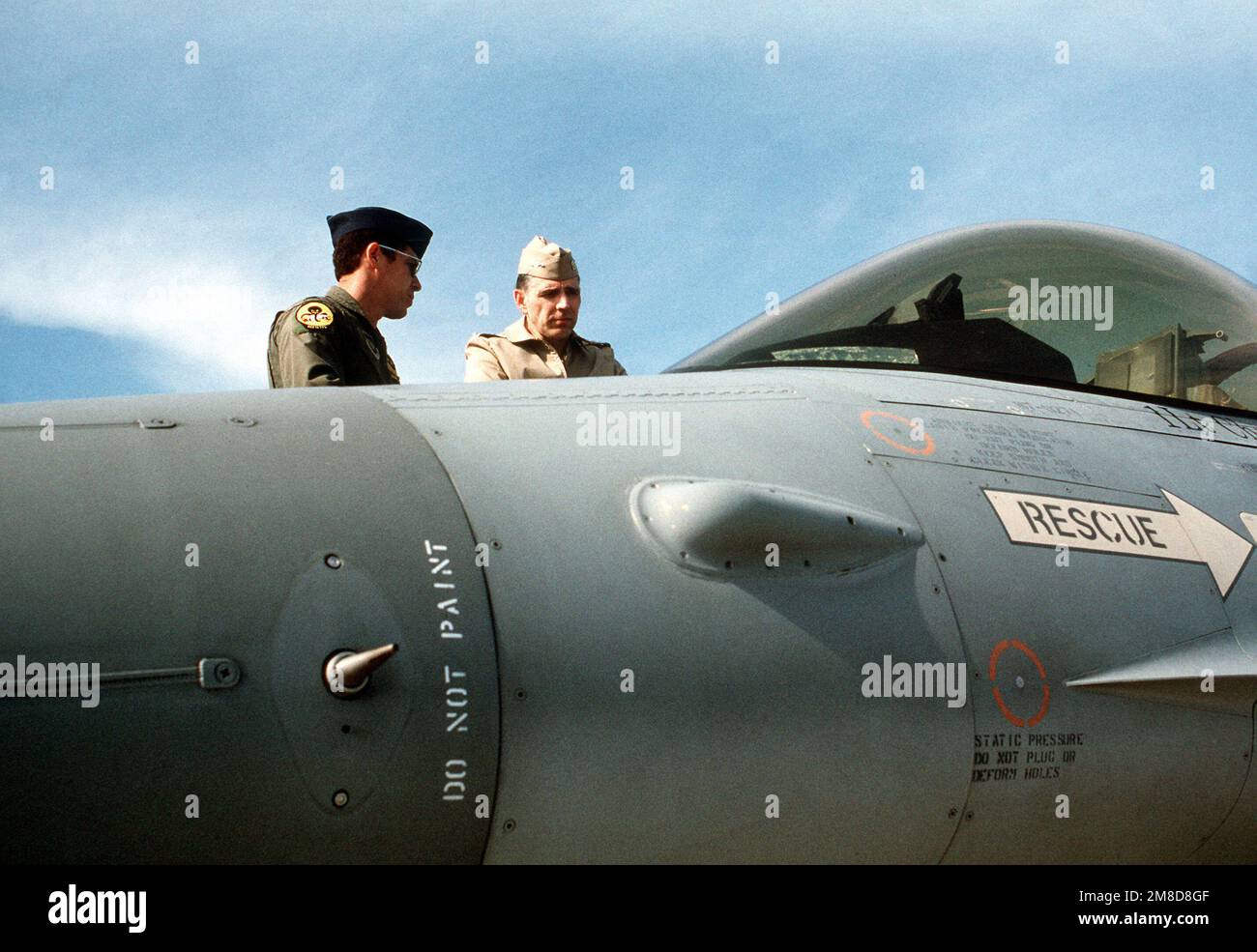 Admiral Jonathan T. Howe, right, Commander in CHIEF, Allied Forces ...