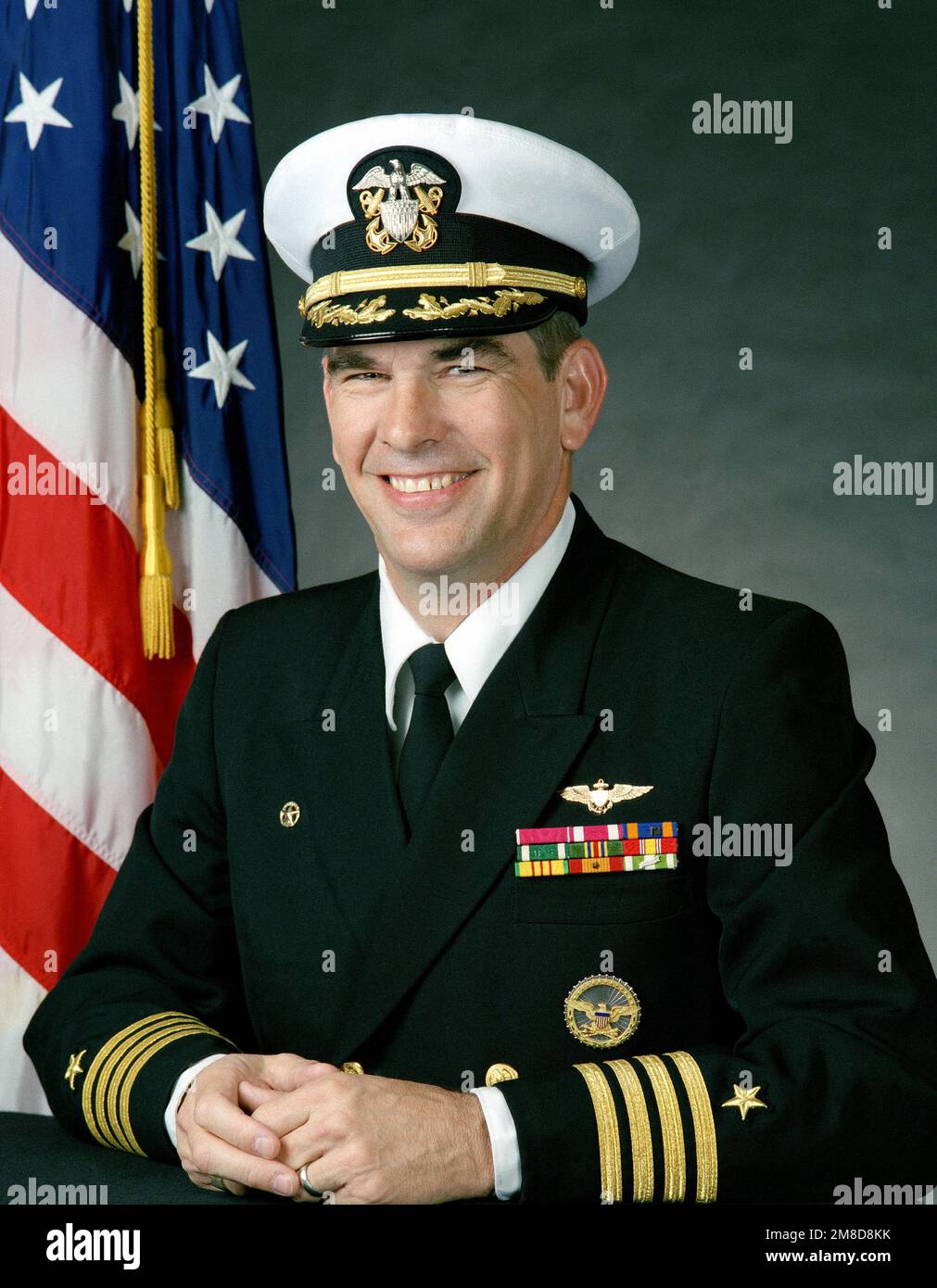 Captain Eric Vanderpoel, USN (covered). Country: Unknown Stock Photo ...