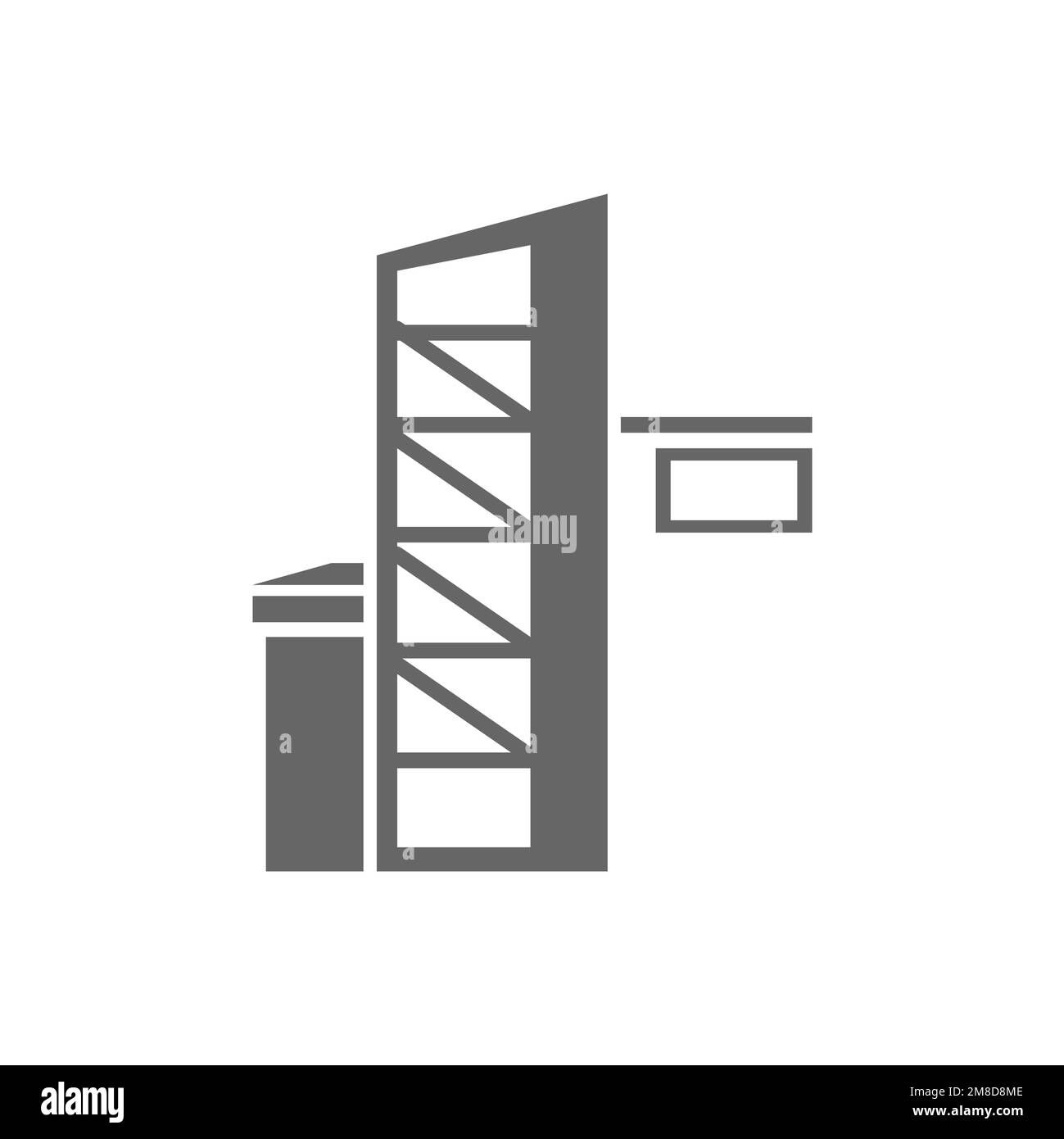 Building icons, common graphic resources, vector illustrations Stock ...