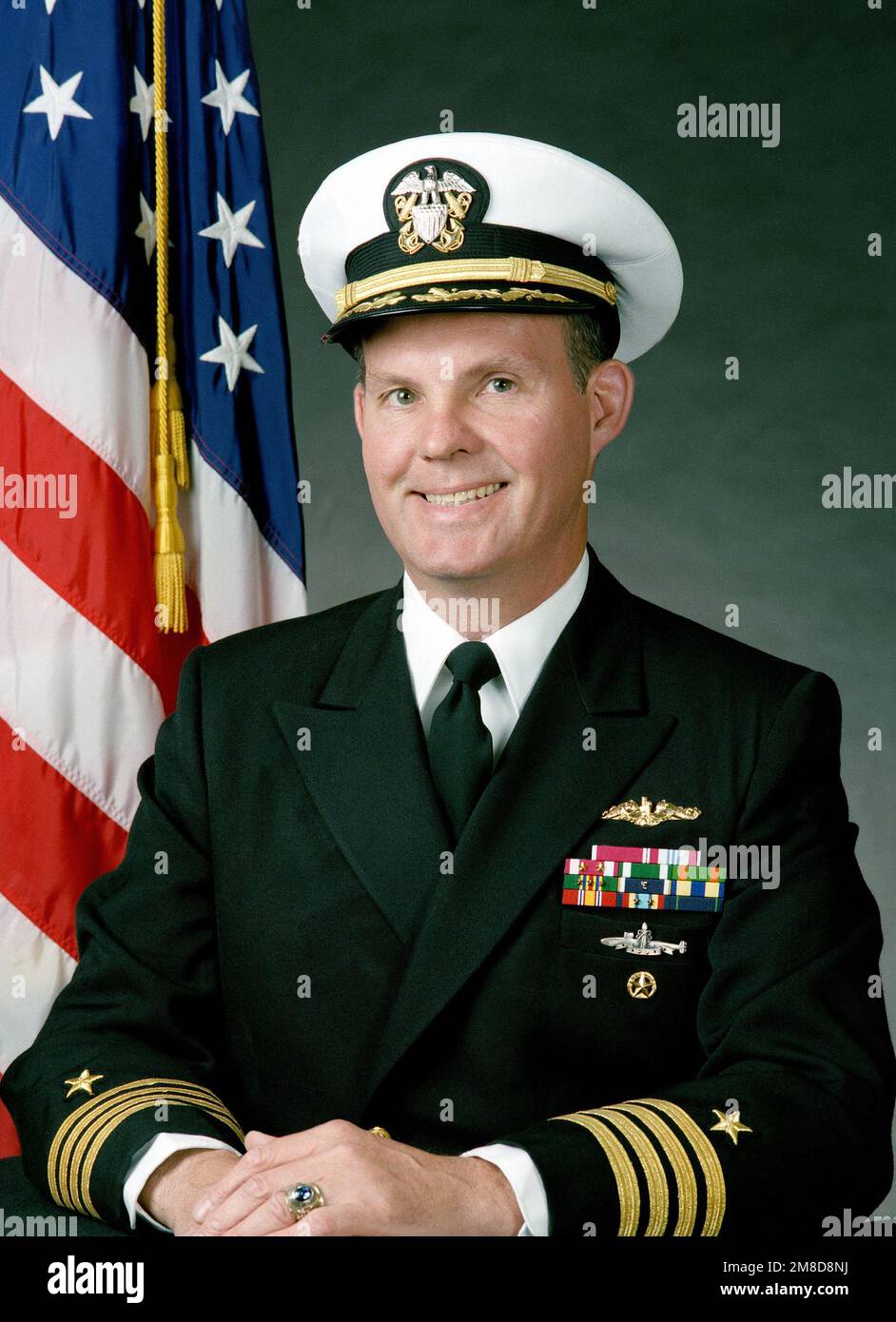 Captain Neil P. Walsh, USN (covered). Country: Unknown Stock Photo - Alamy