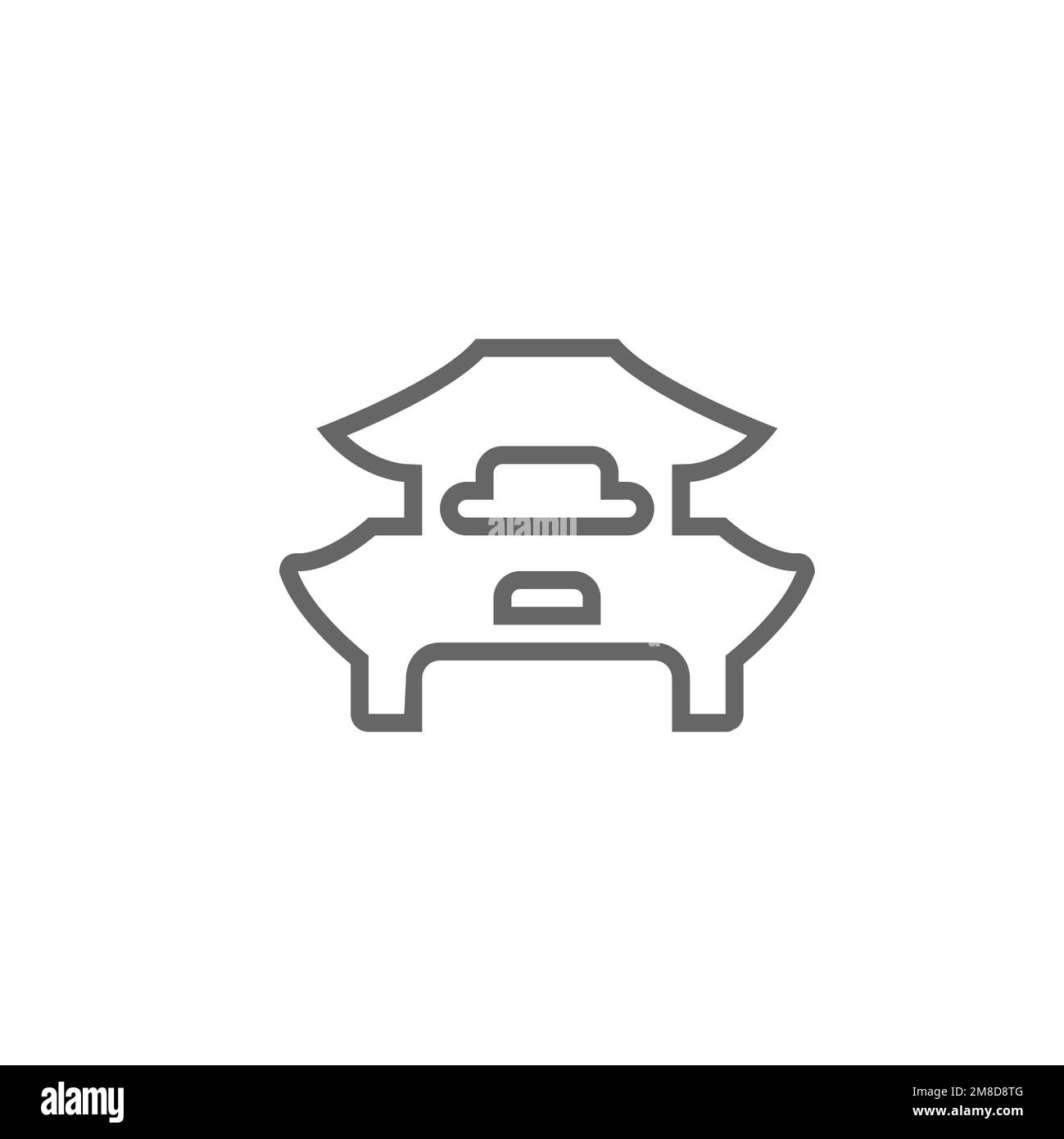 Pavilion icons, common graphic resources, vector illustrations Stock ...