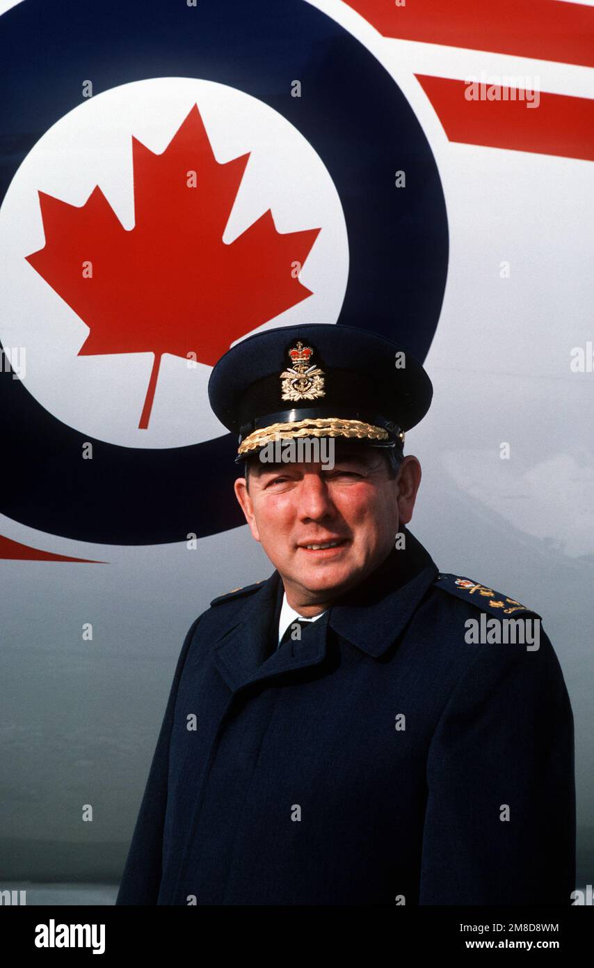 Lieutenant General Larry A. Ashley, Commander of Canada's Air Command ...