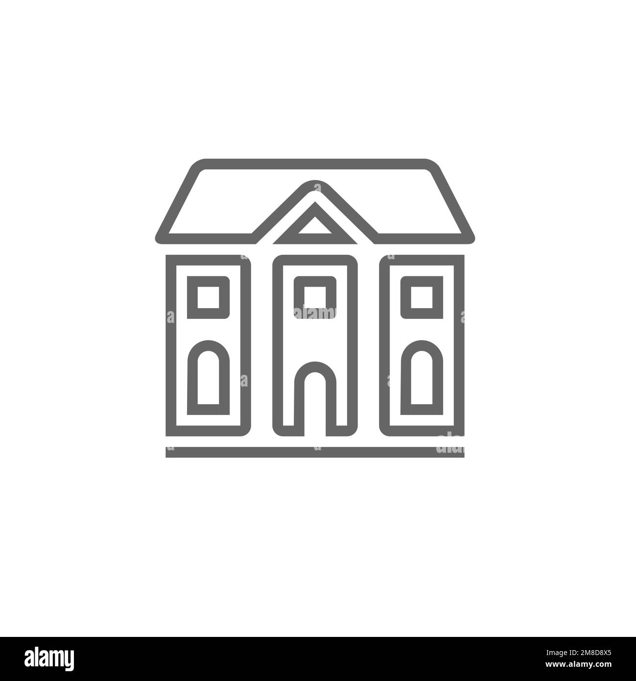 Residential area icons, common graphic resources, vector illustrations ...