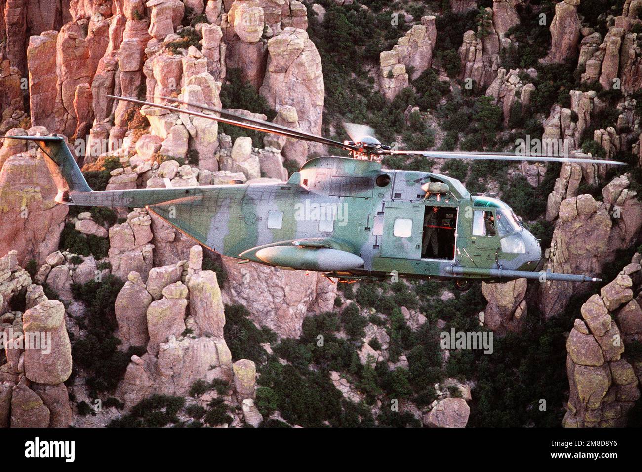 An HH-3 Jolly Green Giant helicopter of the 71st Special Operations ...