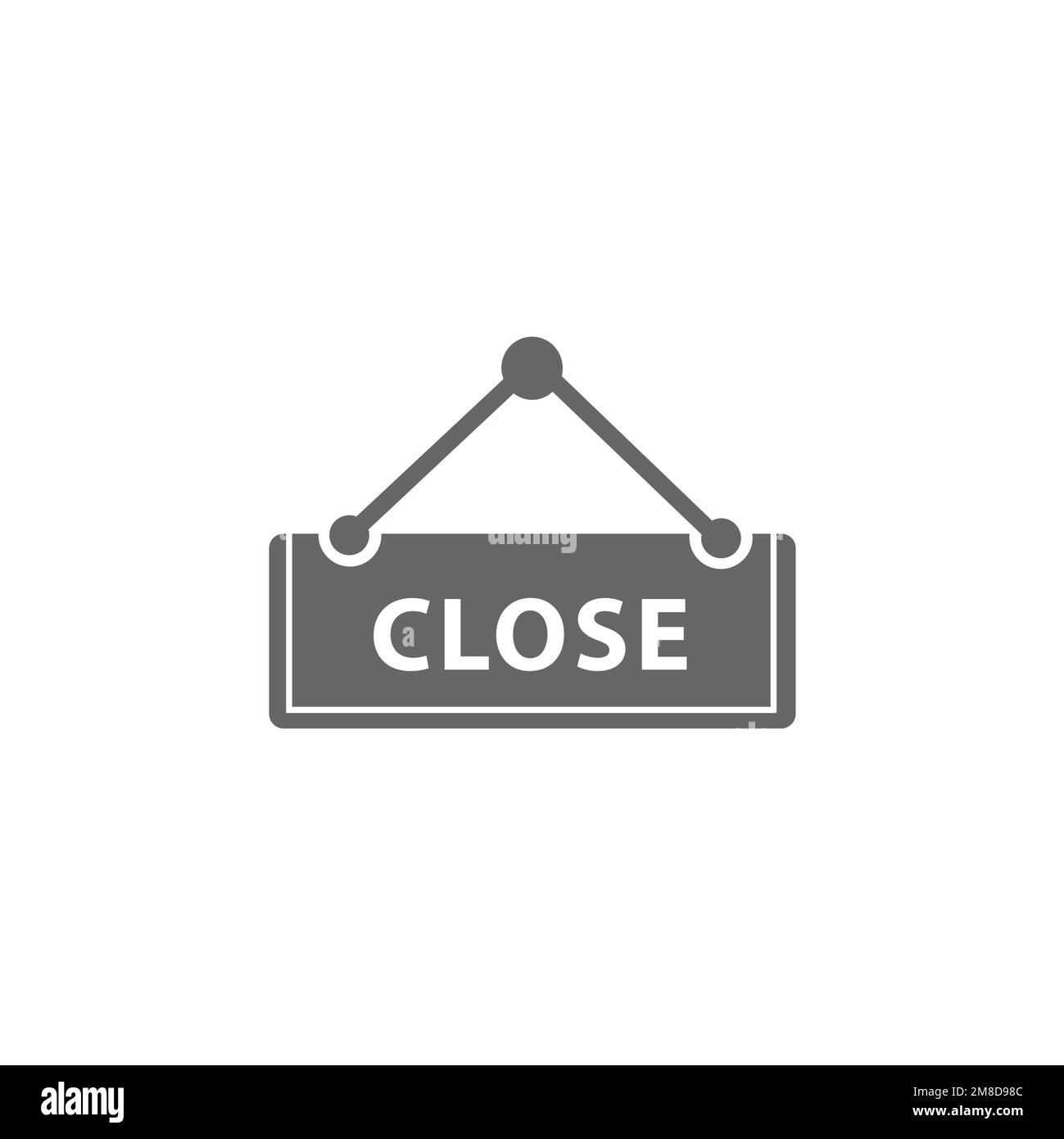 Closed icon, common graphic resources, vector illustrations Stock ...