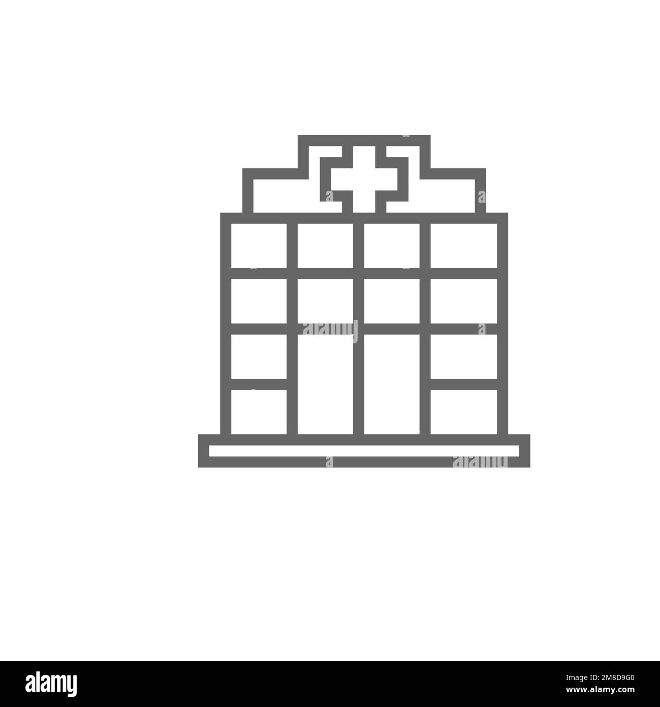 Hospital icons, common graphic resources, vector illustrations Stock ...