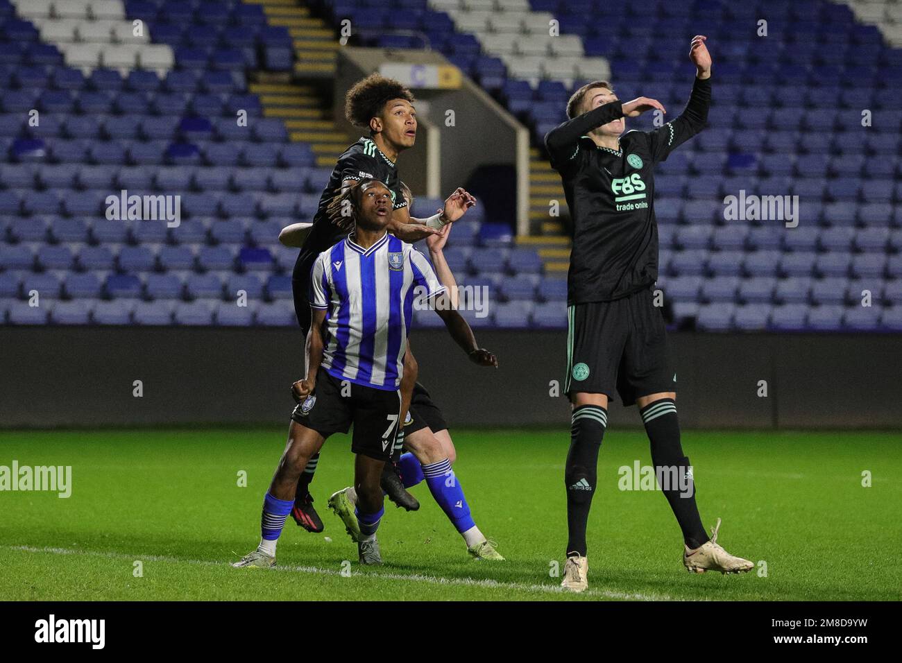 Sean Fusire #7 of Sheffield Wednesday in action during the FA Youth Cup U18’s match Sheffield ...