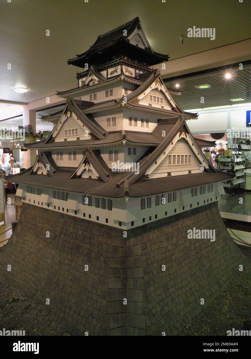 Osaka Castle model at San Francisco, California, United States of ...