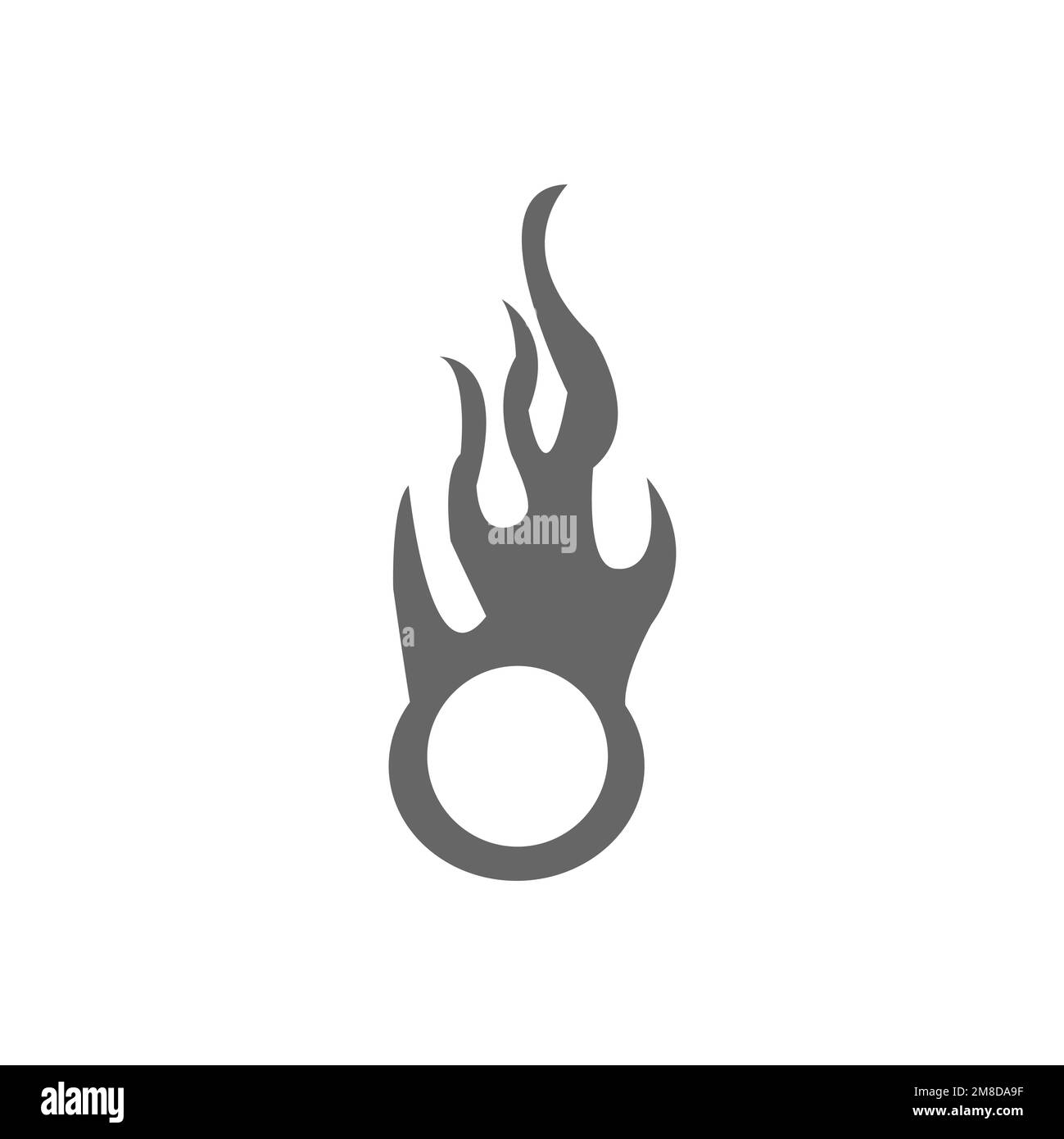Flame icon, common graphic resources, vector illustration Stock Vector ...