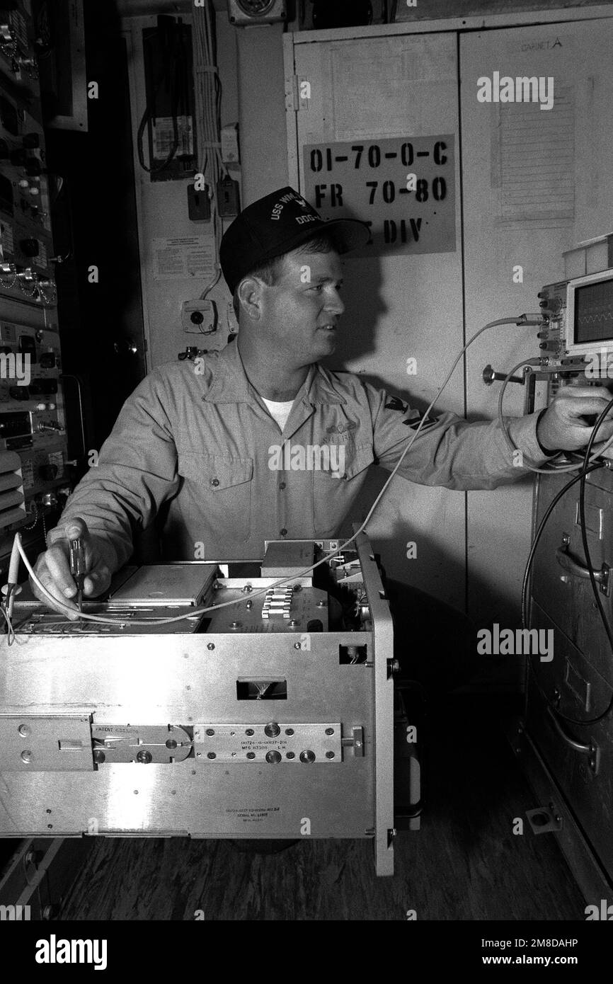 Uss terry destroyer Black and White Stock Photos & Images - Alamy