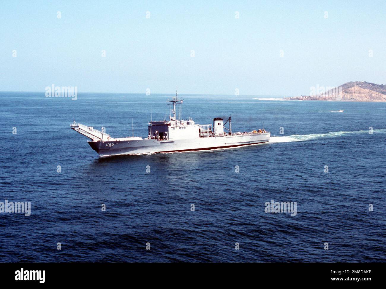 A port bow view of the tank landing ship USS SCHENECTADY (LST-1185 ...