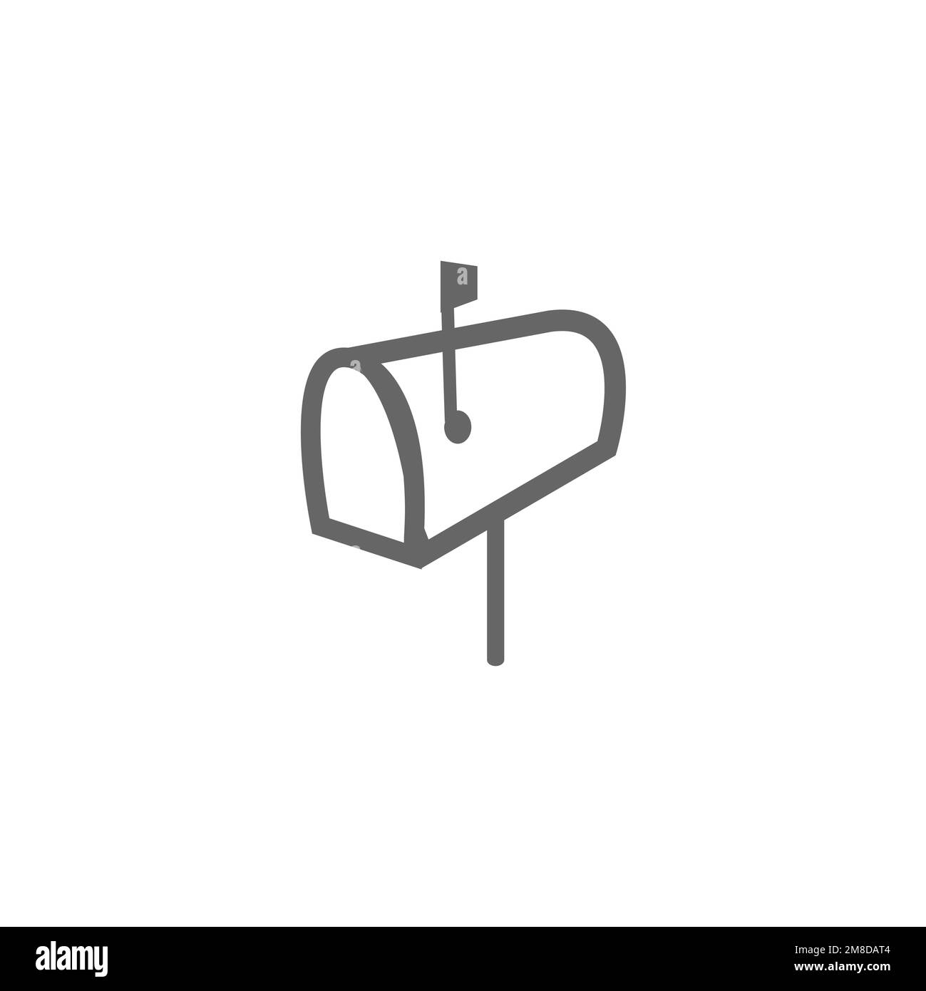 Mailbox symbol Black and White Stock Photos & Images - Alamy