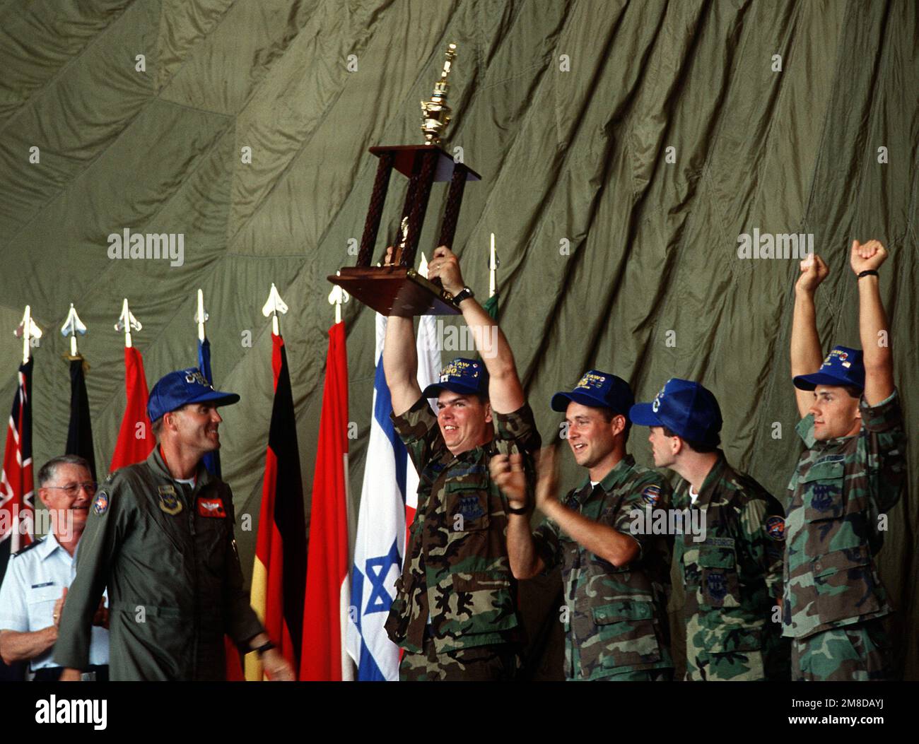 Members of the 317th Tactical Airlift Wing of Pope Air Force Base ...