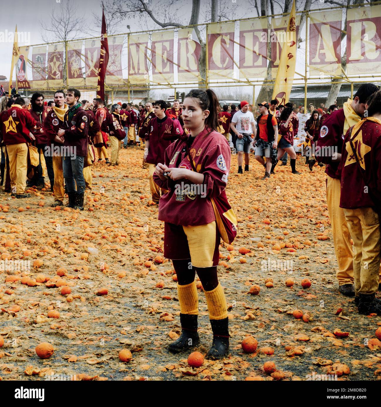 Carnival of Oranges, Ivrea (Italy). The Carnival of Oranges is a very ...