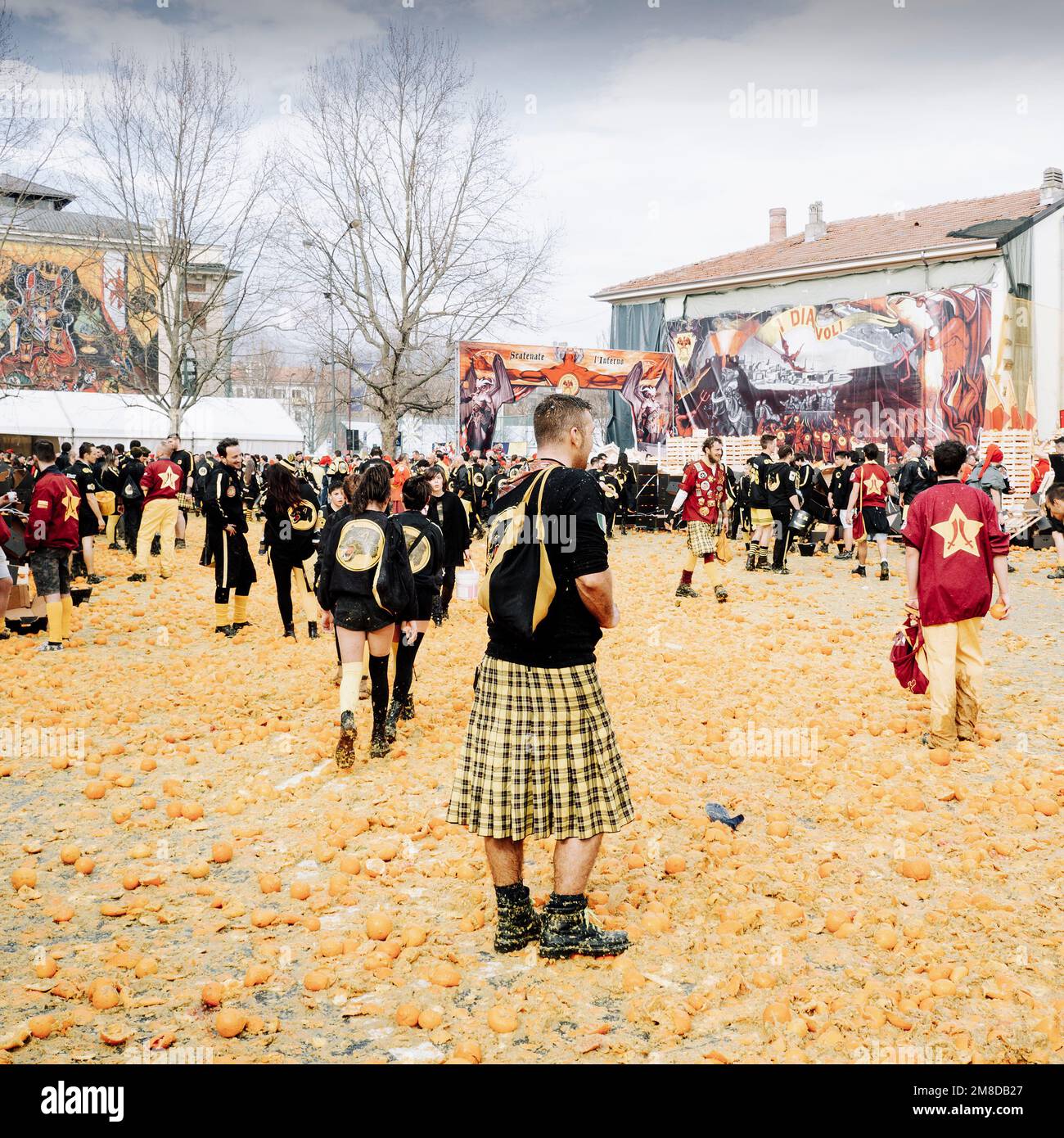 Carnival of Oranges, Ivrea (Italy). The Carnival of Oranges is a very ...