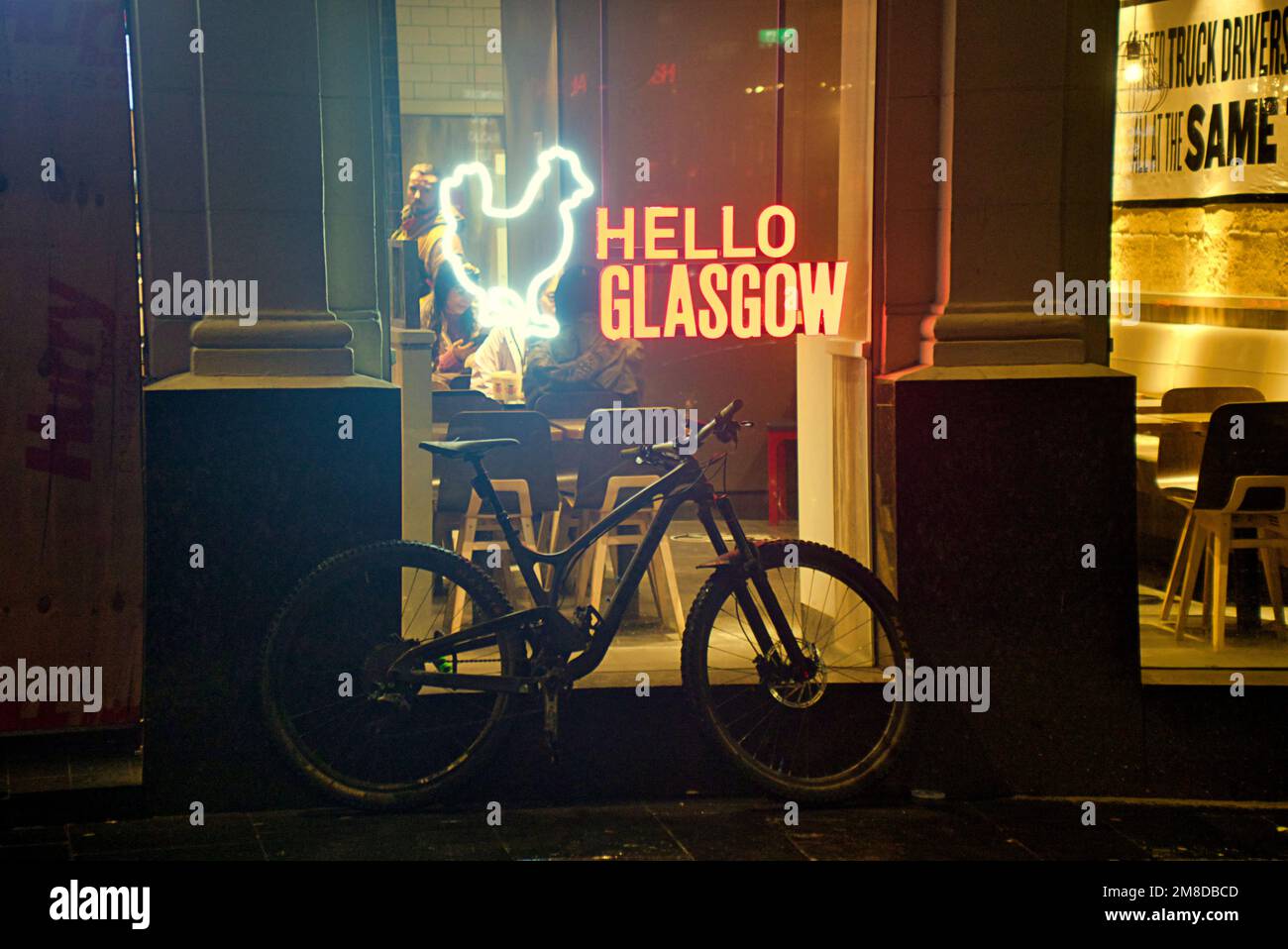 Hello glasgow sign hi-res stock photography and images - Alamy