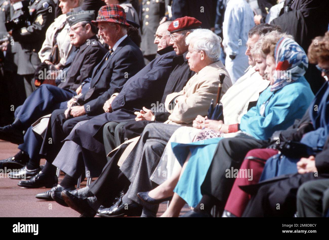 Military family members attend hi-res stock photography and images - Alamy